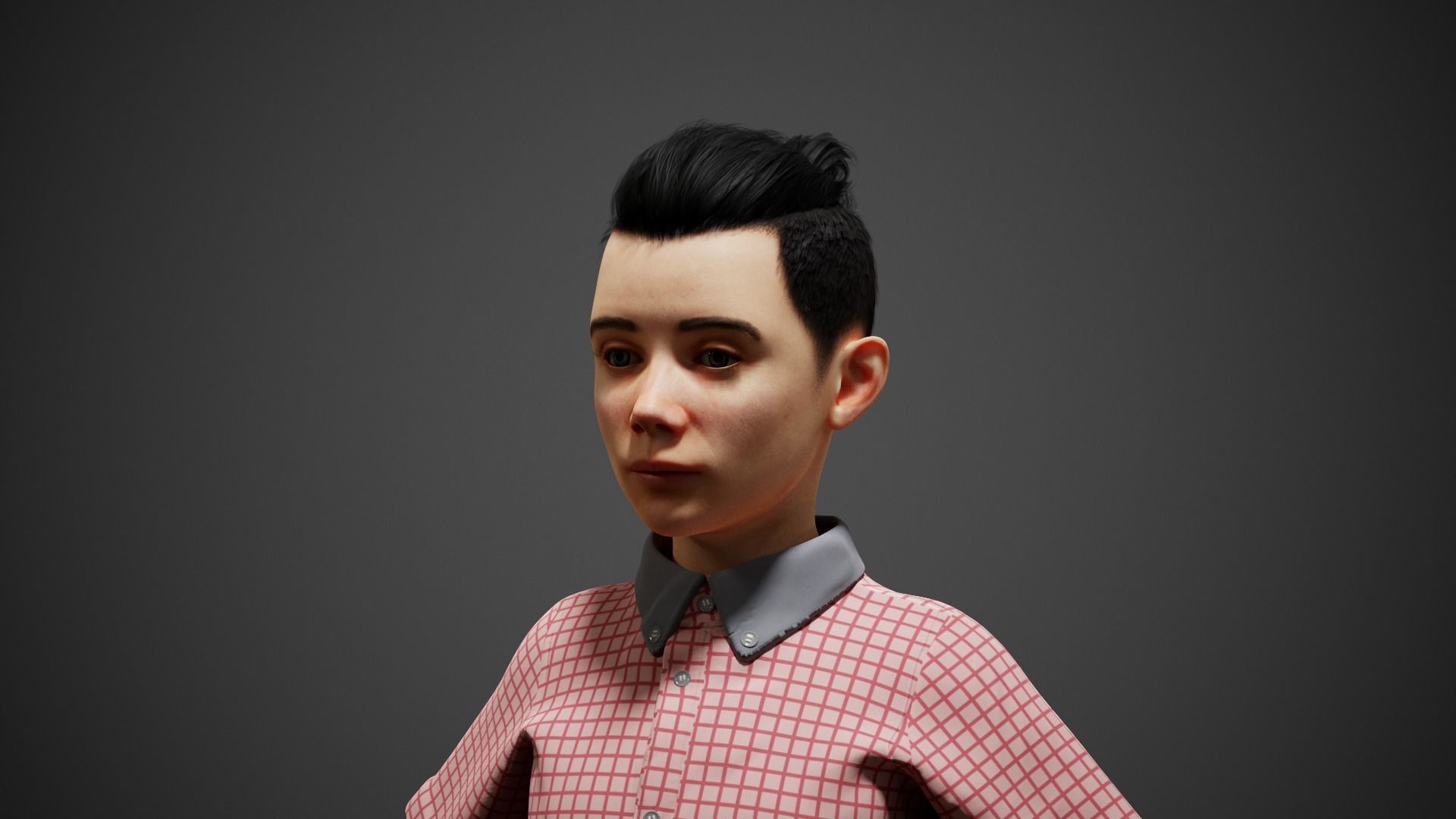 3D model School Boy VR / AR / low-poly | CGTrader