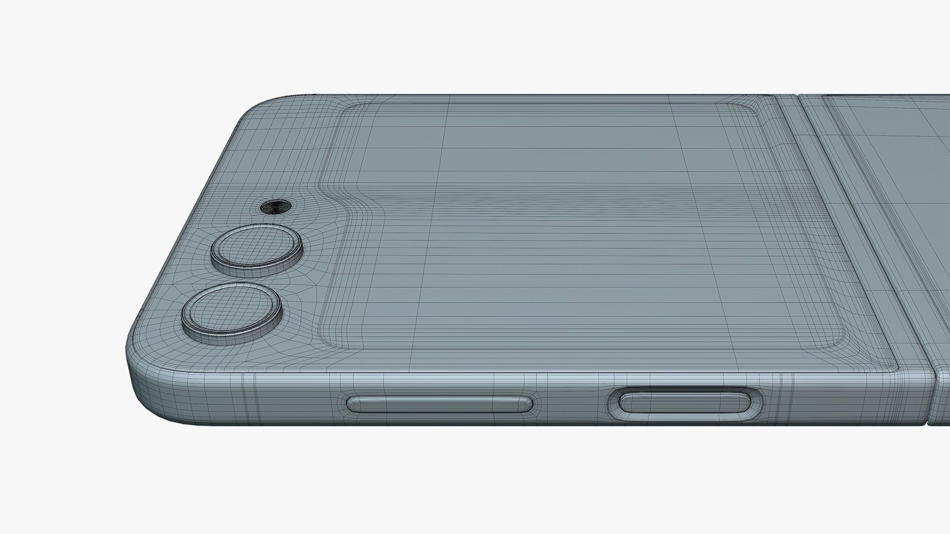 3D model Samsung Galaxy Z Flip 5 Graphite VR / AR / low-poly | CGTrader