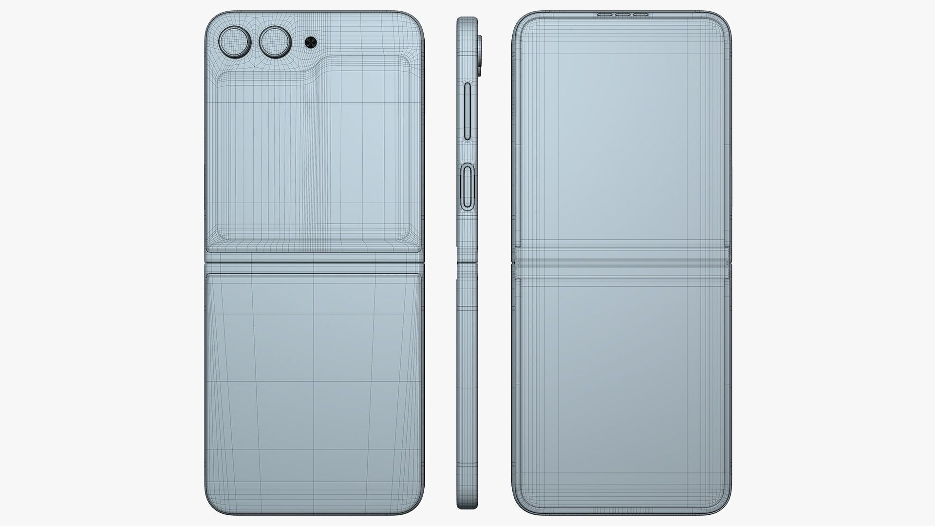 3D model Samsung Galaxy Z Flip 5 Graphite VR / AR / low-poly | CGTrader