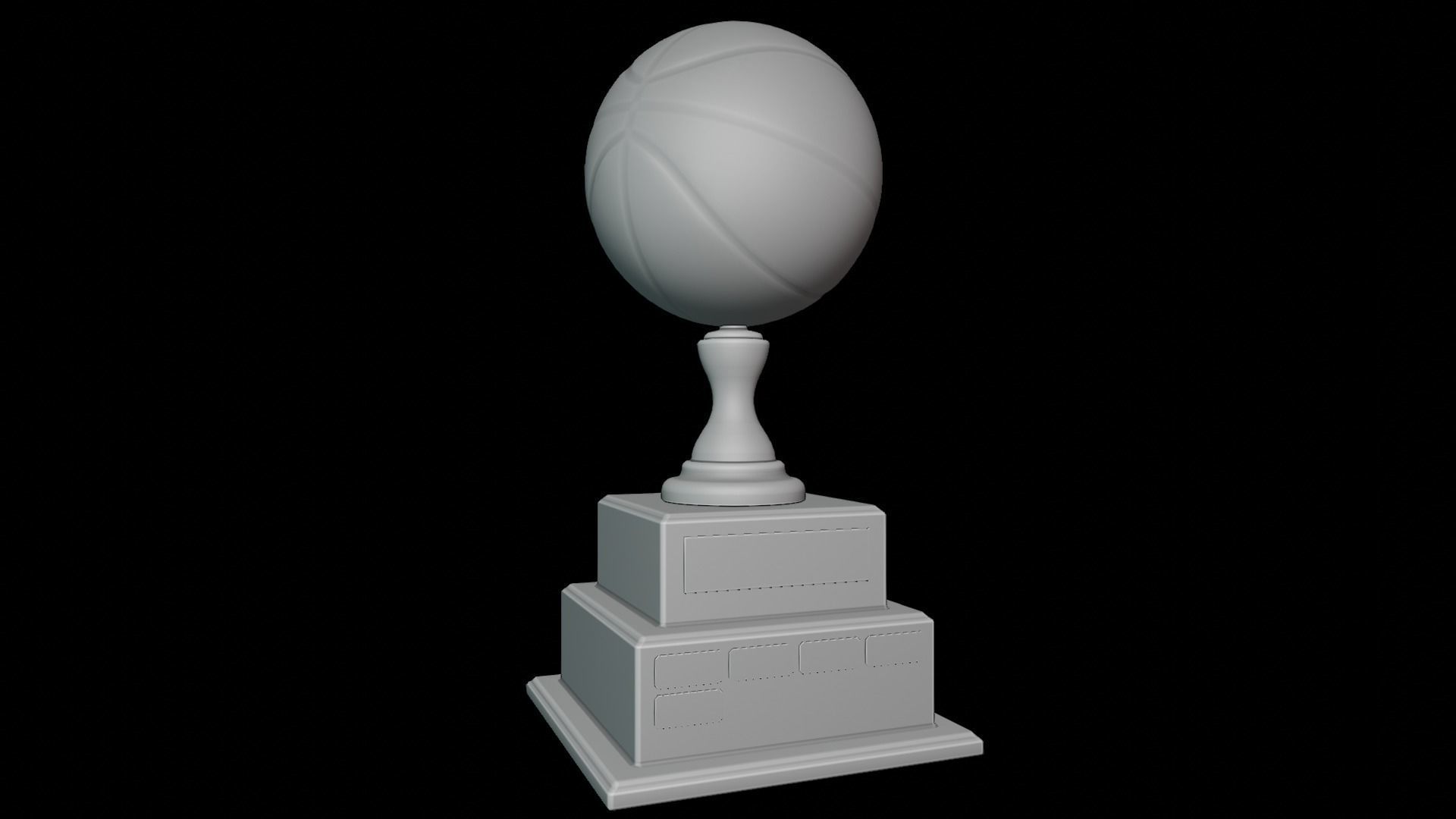 3D model Basketball Trophy VR / AR / low-poly | CGTrader
