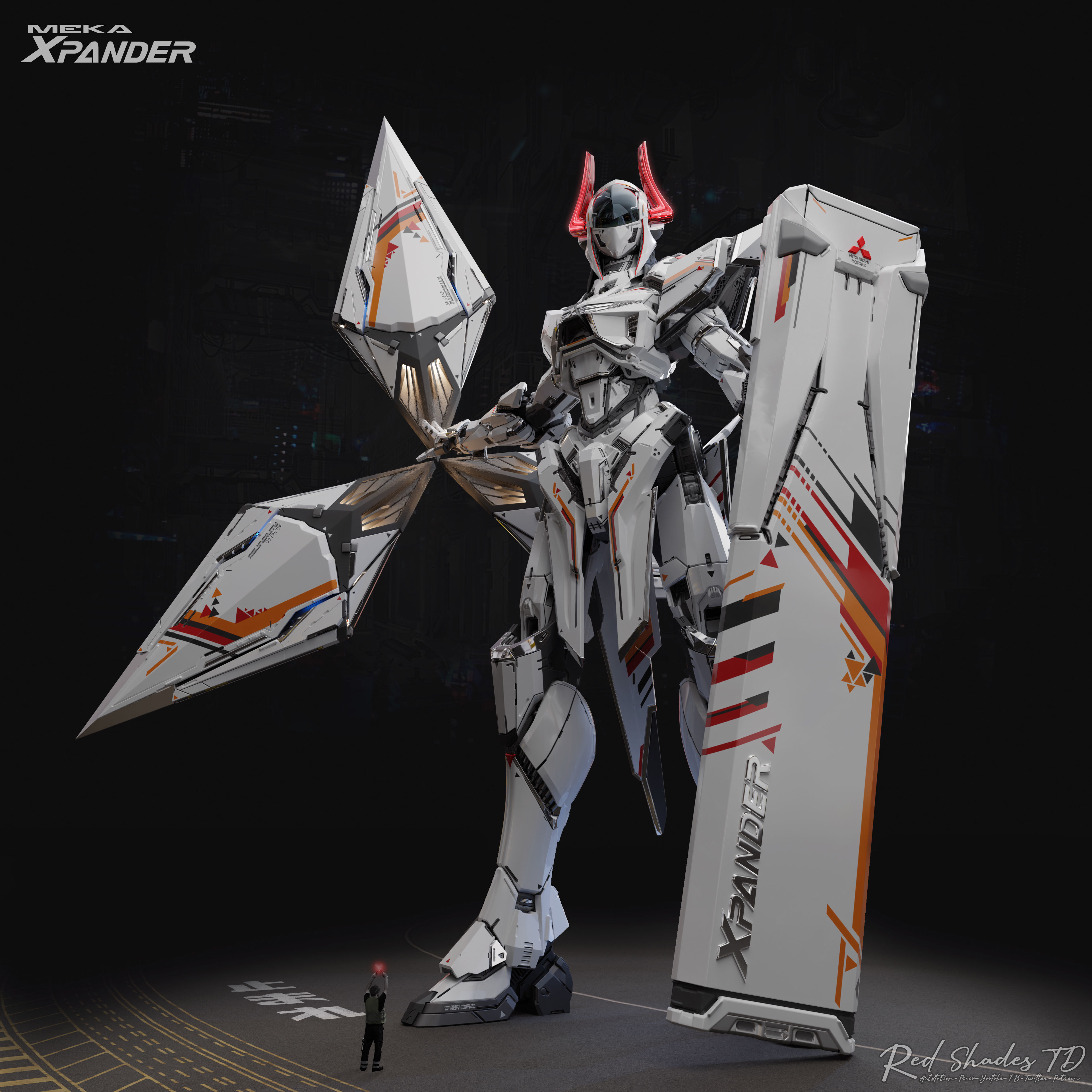 Mecha Xpander - 3D Print Model Files 3D model 3D printable | CGTrader