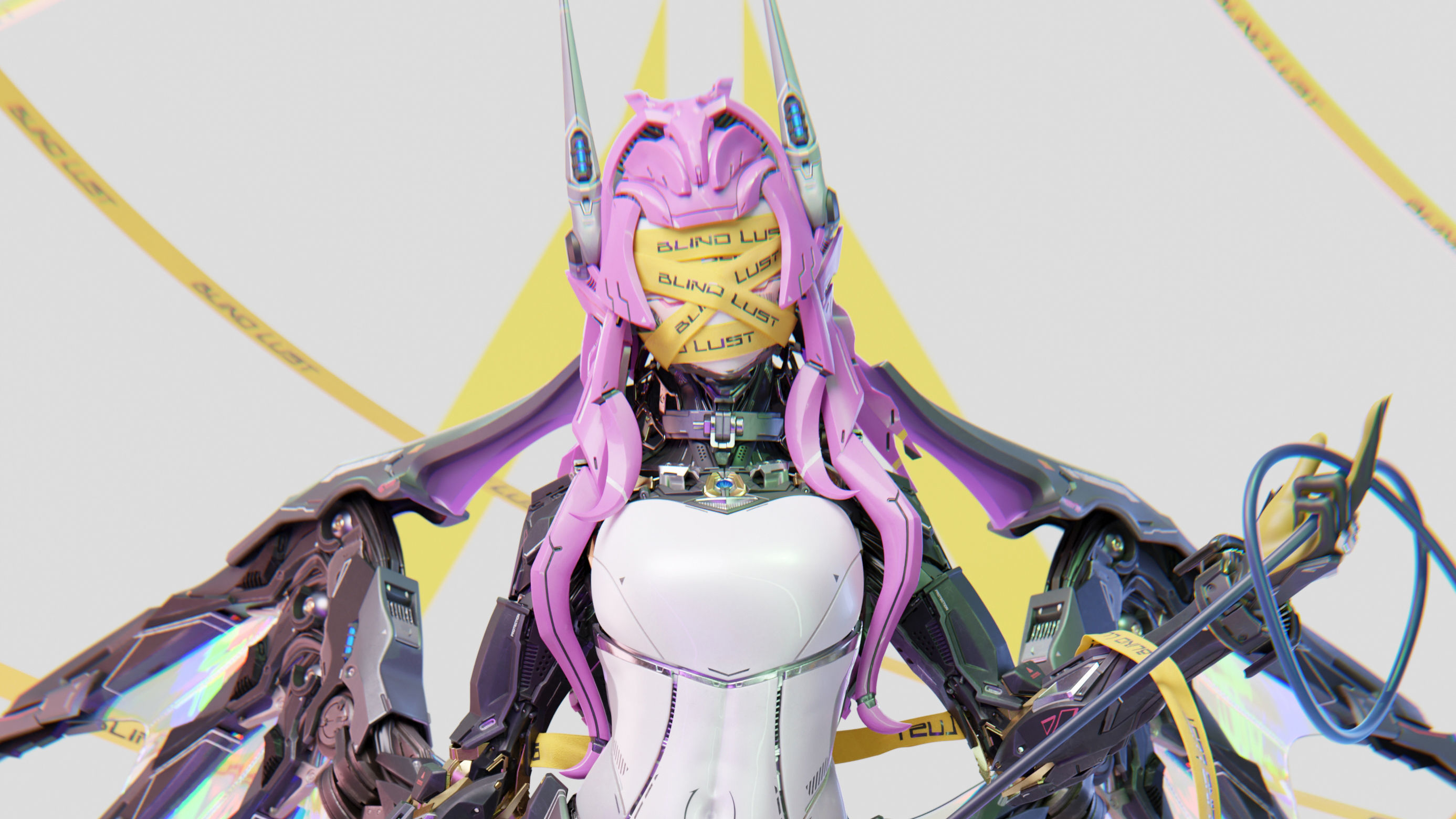 Lilith Mecha Succubus - 3D Print Statue Files 3D model 3D printable ...
