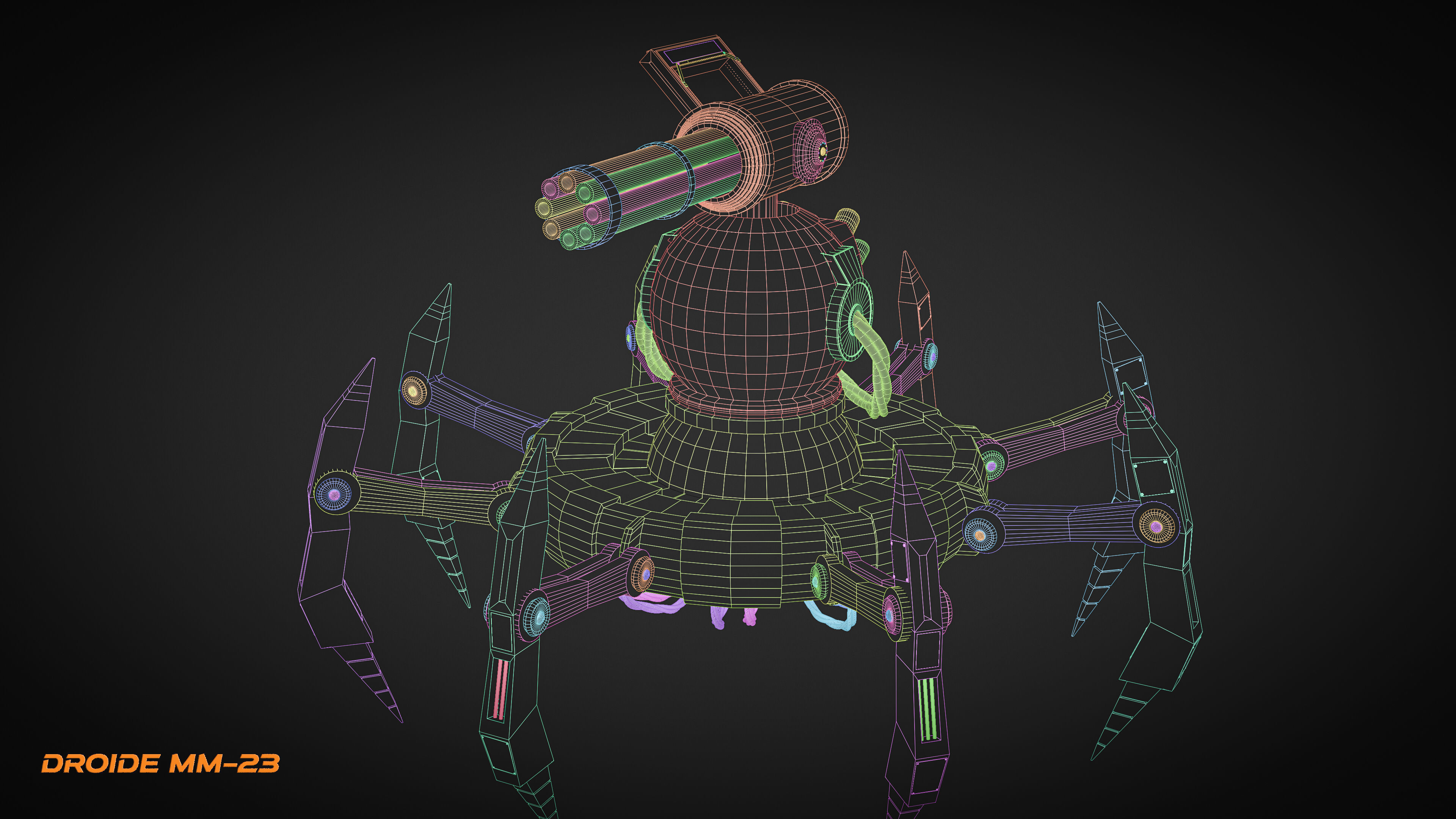 3D model ROBOT DROID -LOW POLY REALISTIC- VR / AR / low-poly | CGTrader