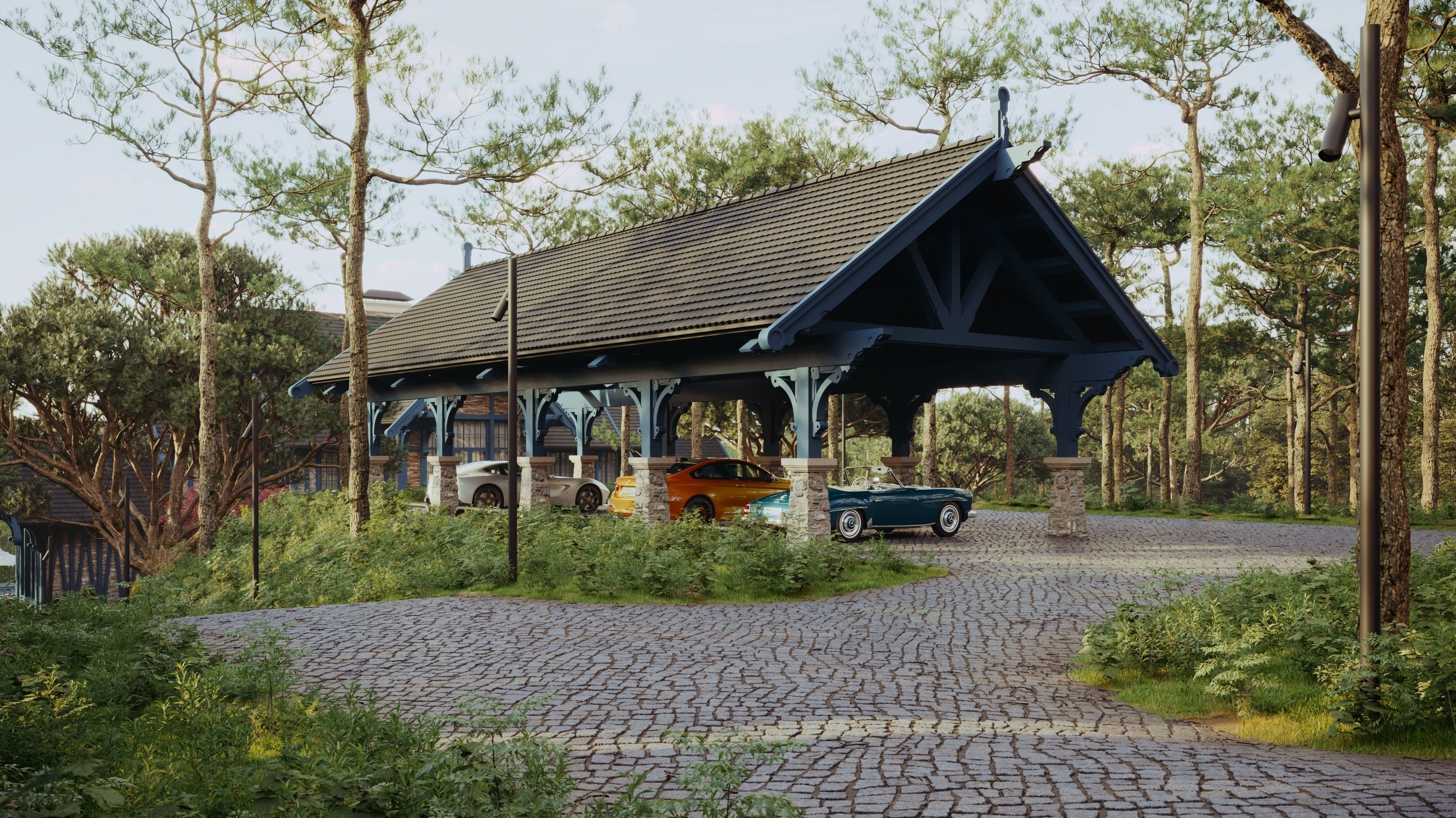 Exterior scene 3D model | CGTrader