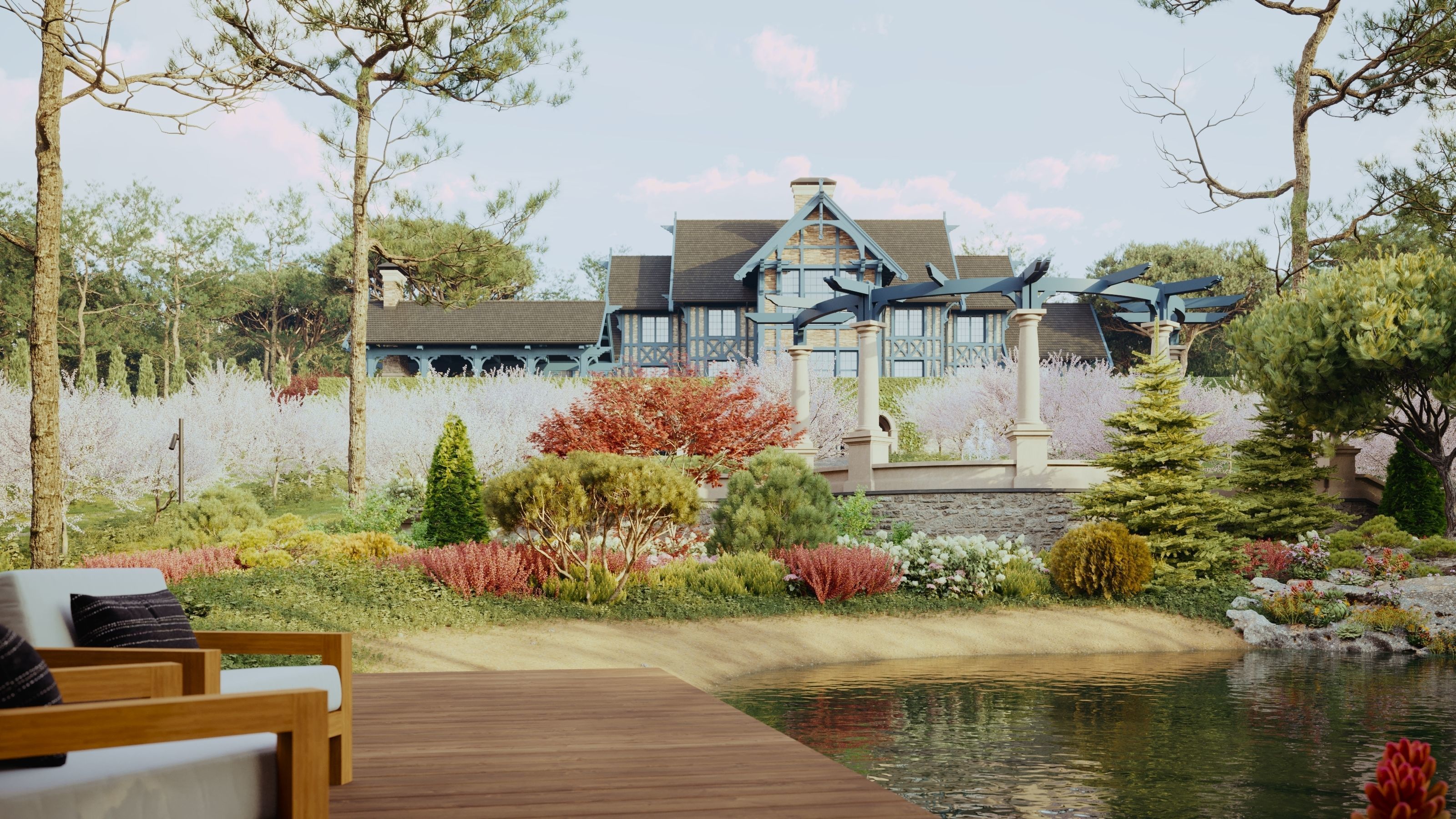 Exterior scene 3D model | CGTrader