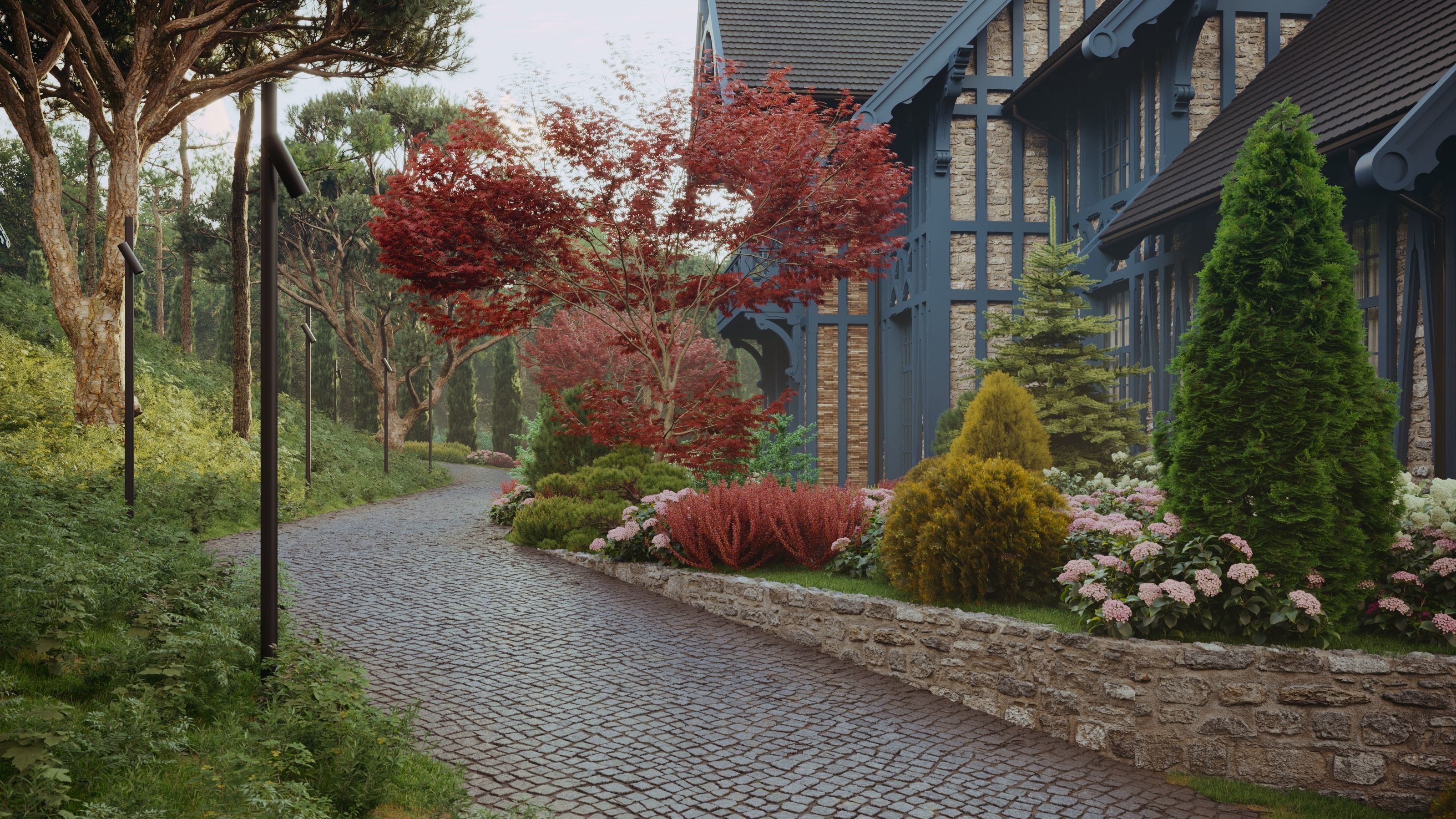 Exterior scene 3D model | CGTrader