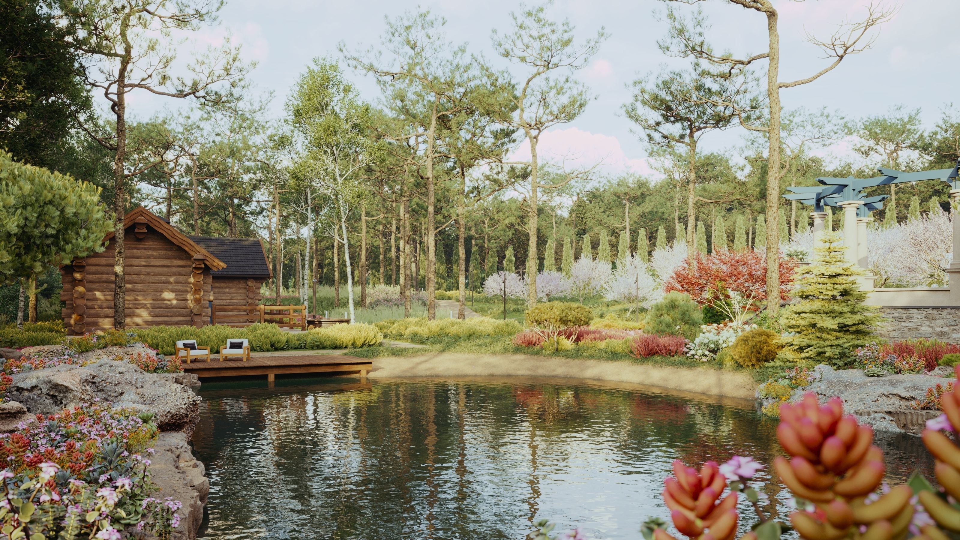 Exterior scene 3D model | CGTrader