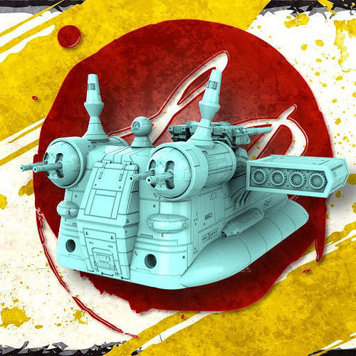 Zeon Sept Hover Tank 3D model 3D printable | CGTrader