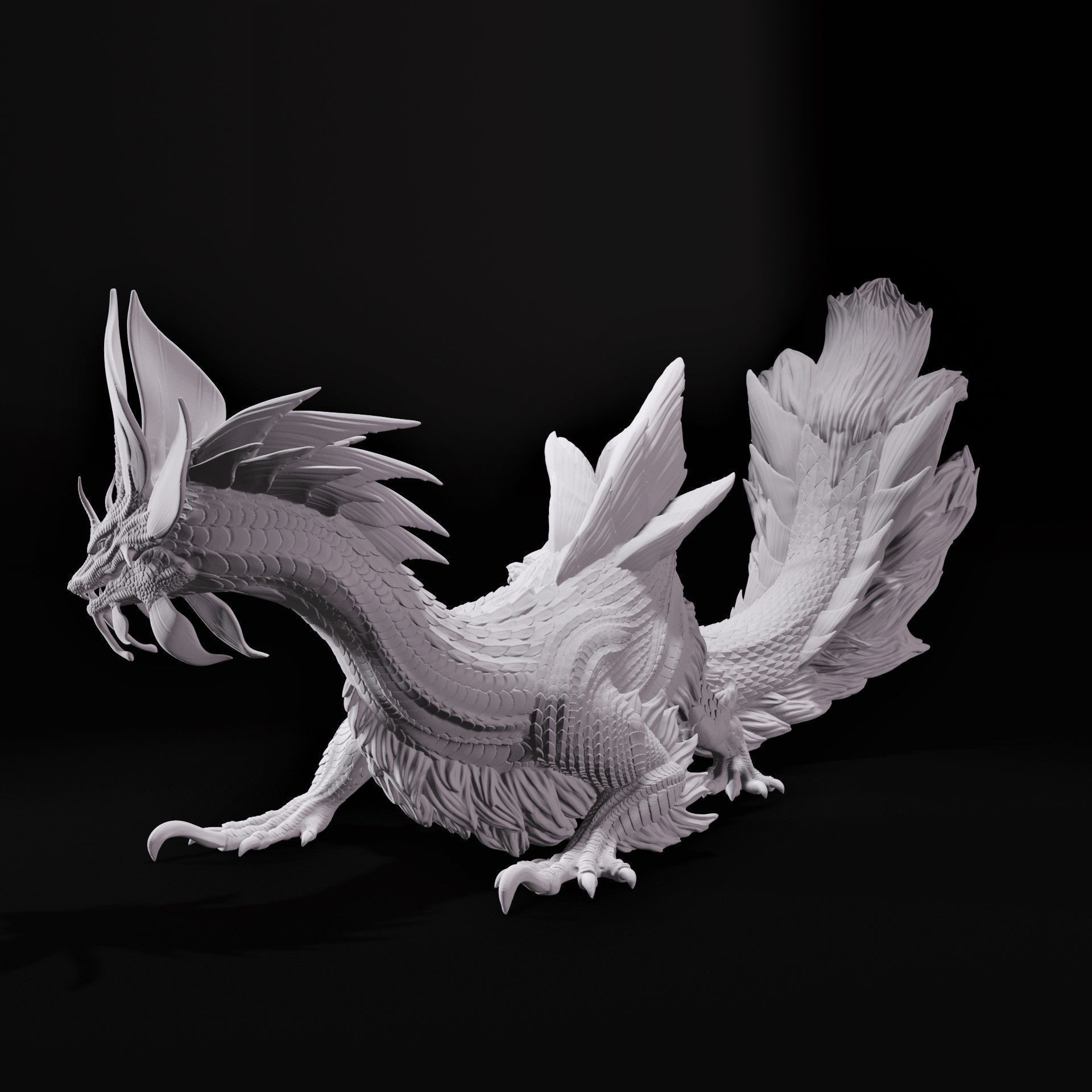 Mizutsune Monster Hunter Fan Art 3D model 3D printable | CGTrader