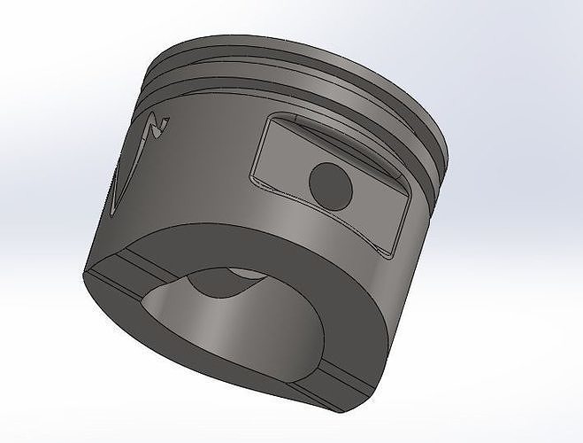 Piston Head free 3D model 3D printable | CGTrader