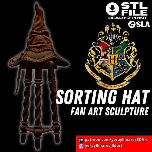 Sorting Hat - Harry Potter Universe 3D model 3D printable | CGTrader