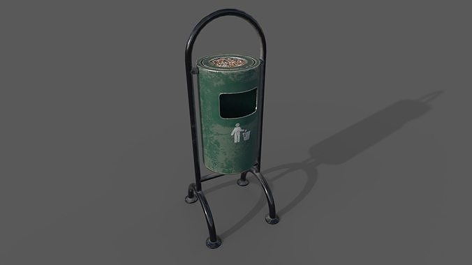 3D model Bin Trash Box Rubbish Bin 3D model VR / AR / low-poly | CGTrader