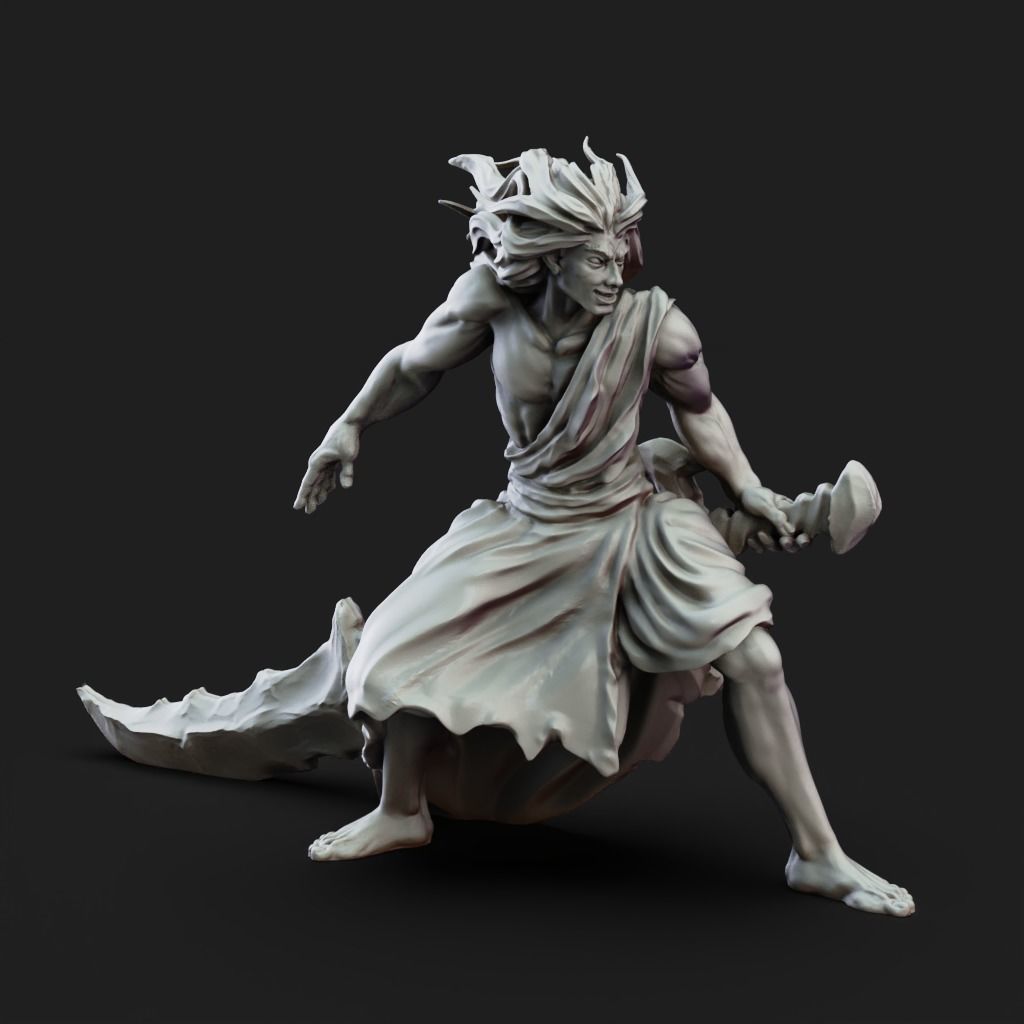 Abel - 3D Printable TTRPG - PRESUPPORTED - 32mm Scale 3D model 3D ...