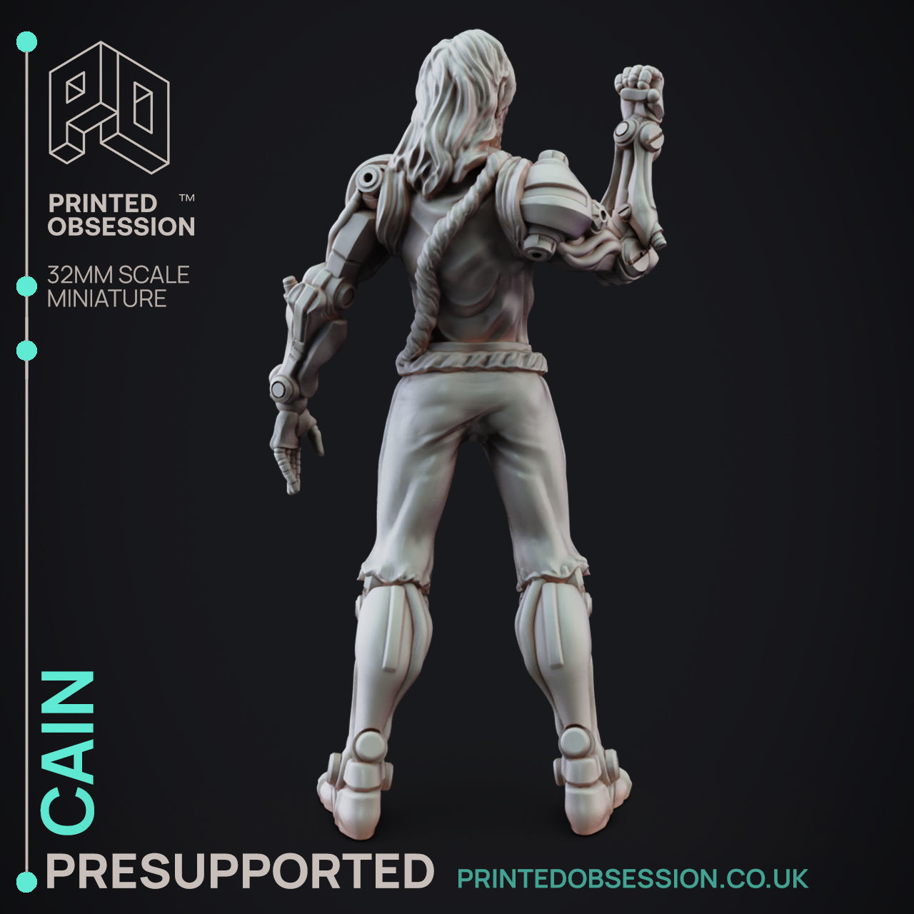Cain - 3D Printable TTRPG - PRESUPPORTED - 32mm Scale 3D model 3D ...
