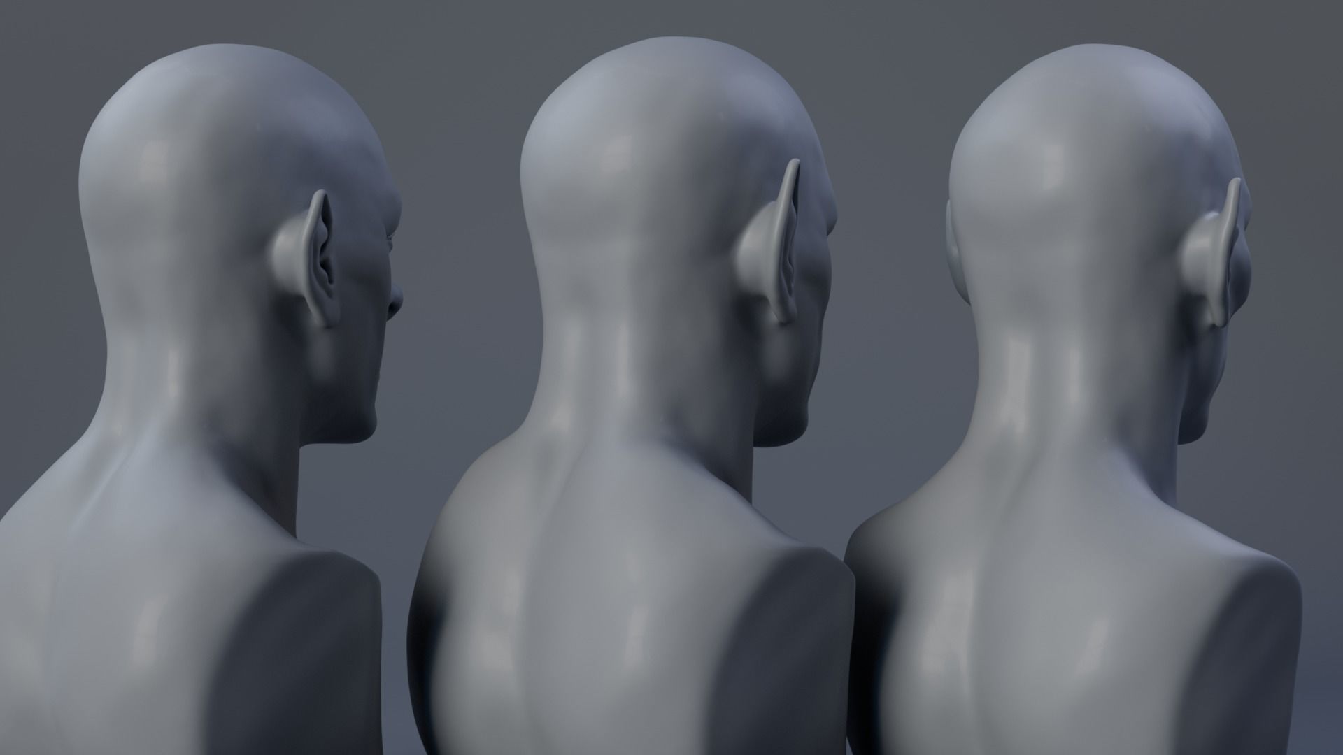 Vampire Head Basemesh 3D model | CGTrader