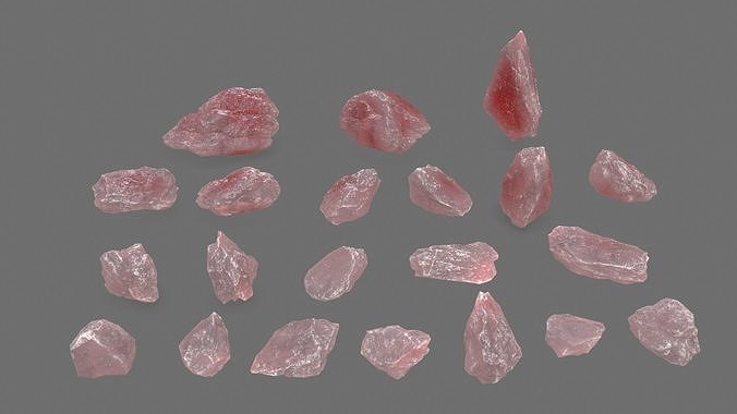 3D model red ice VR / AR / low-poly | CGTrader