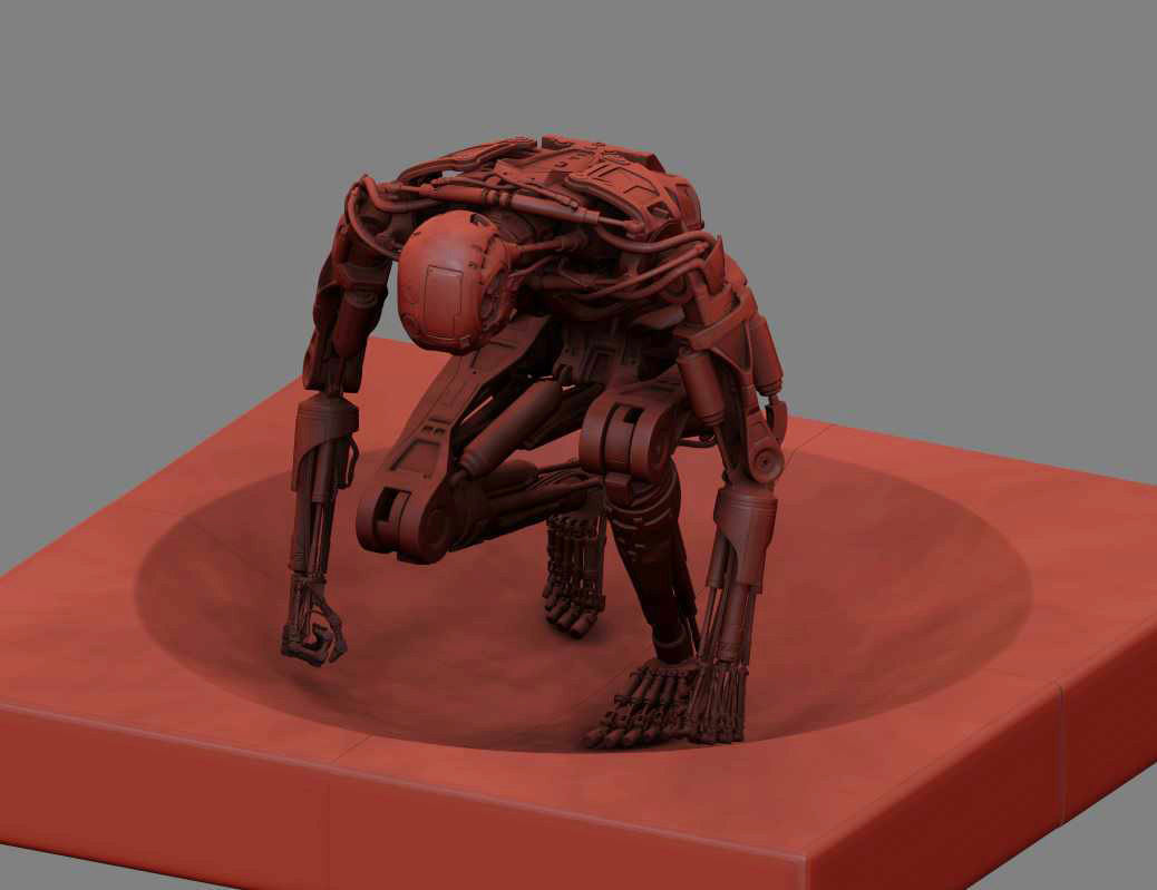 Terminator T800 T2 Arrival High Detal 3D model 3D printable | CGTrader