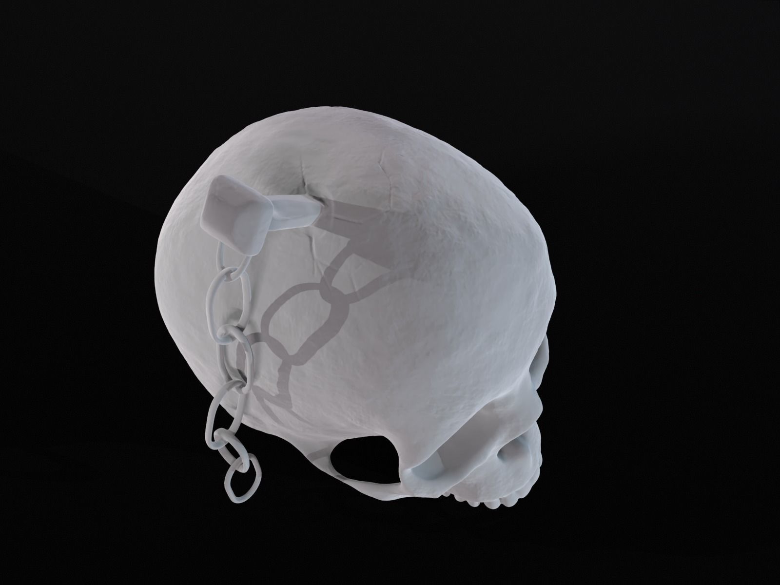 Impaled Skull - 3D Printing 3D model 3D printable | CGTrader