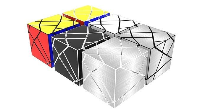Ghost Cubes 3D model | CGTrader