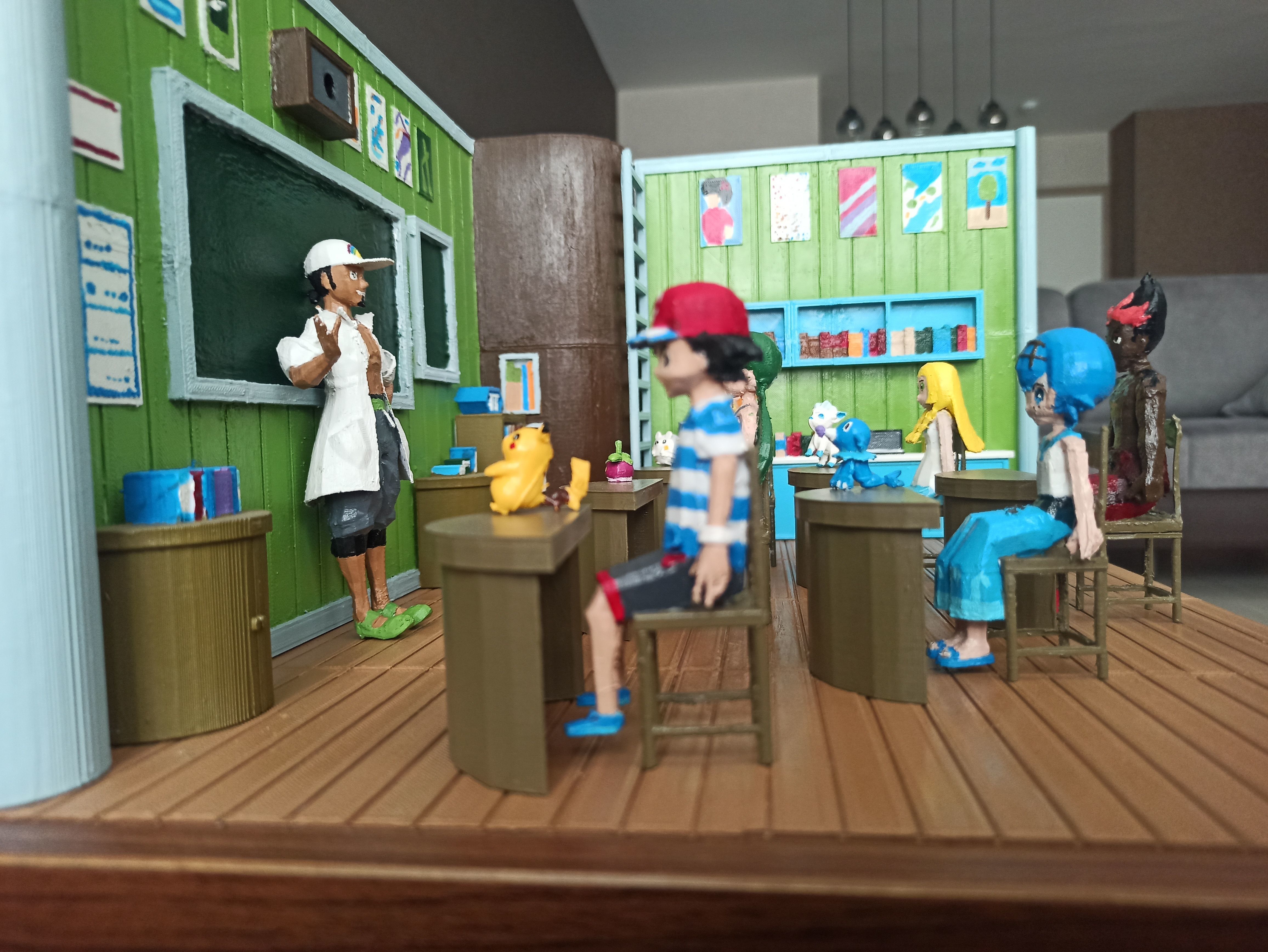 POKEMON SUN MOON ALOLA SCHOOL 3D model 3D printable | CGTrader