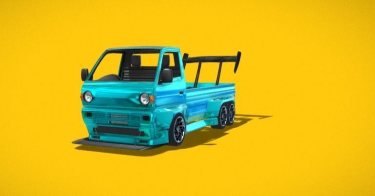 suzuki carry 6x6 free VR / AR / low-poly 3D model rigged | CGTrader