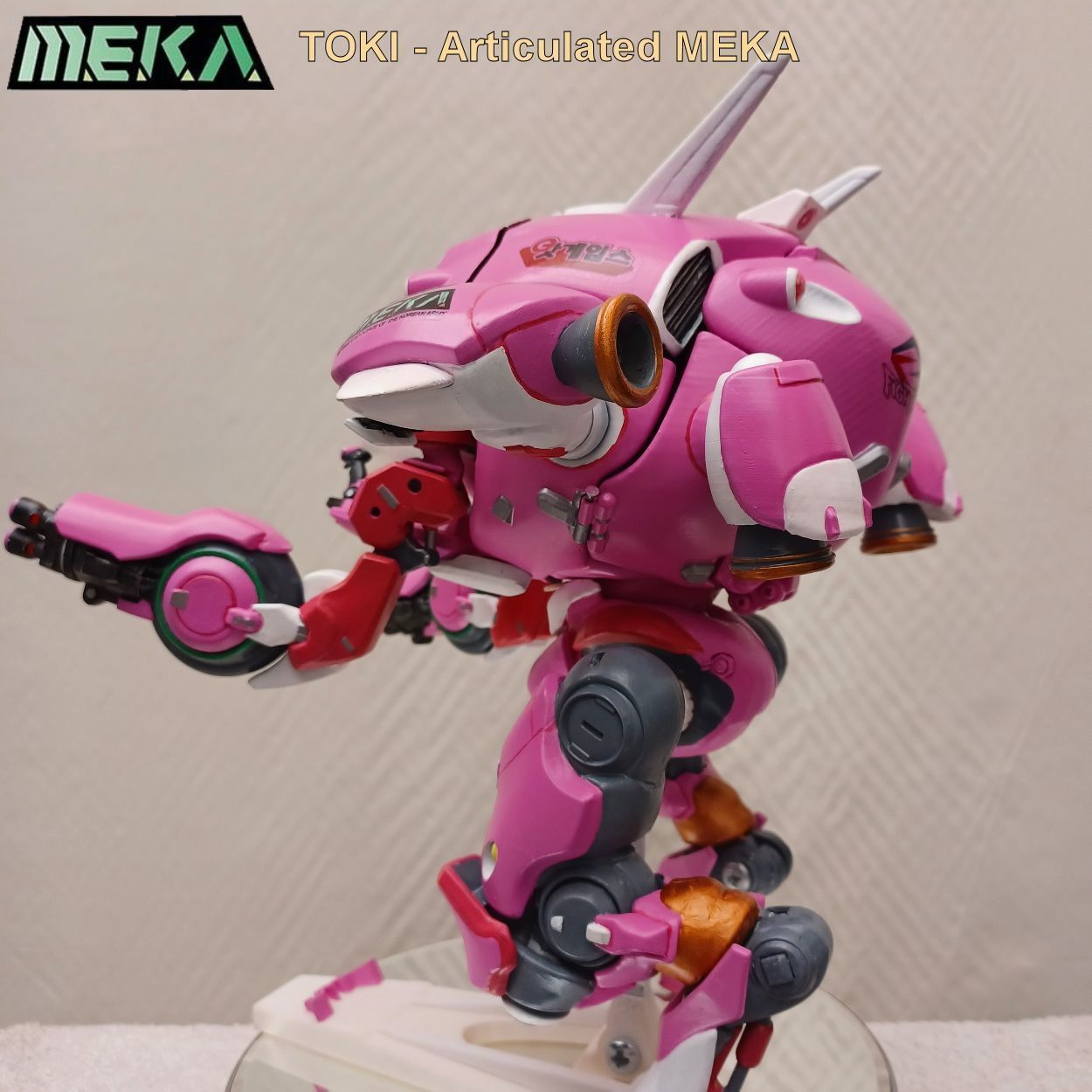 Toki Articulated Meka by SPARX 3D model 3D printable | CGTrader