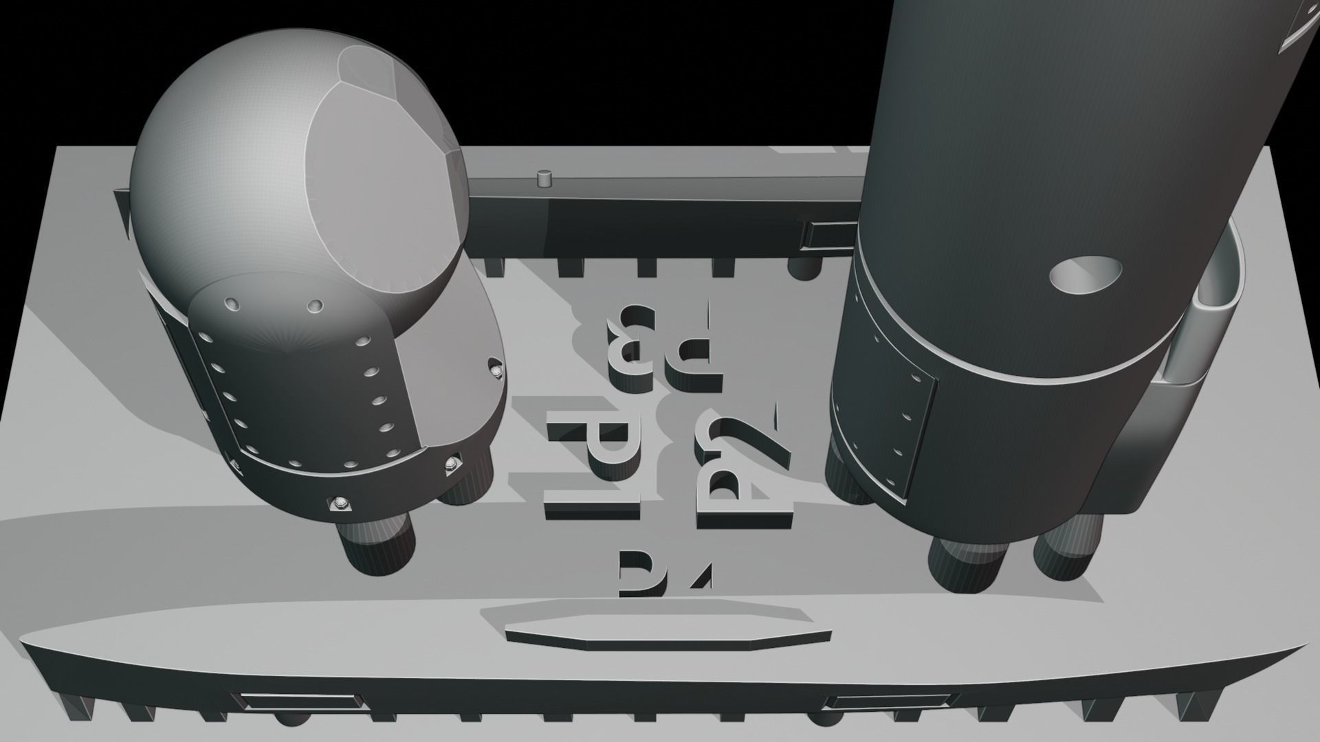 Aselsan Aselpod Targeting Pod 3D printable 3D model 3D printable | CGTrader