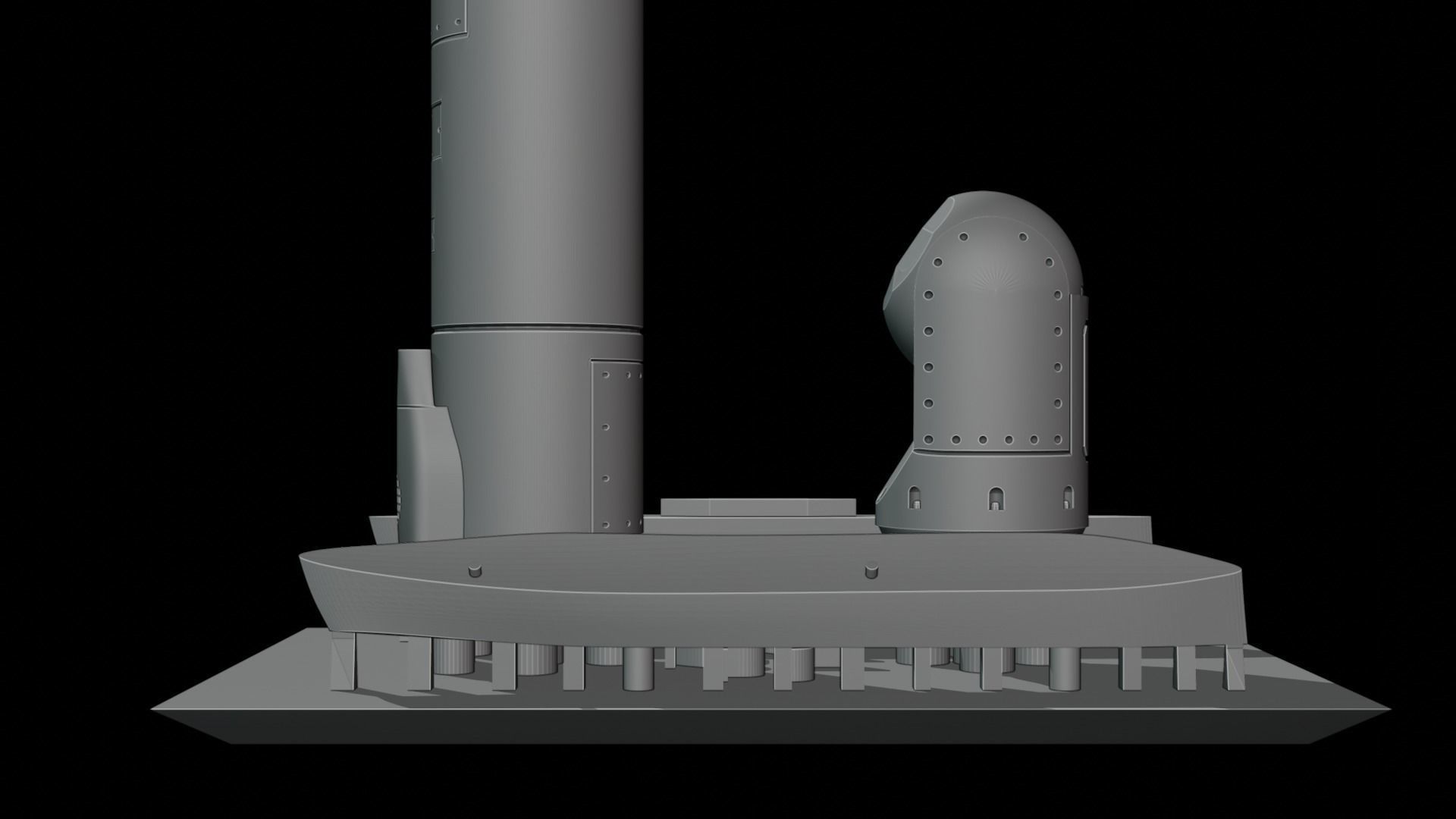Aselsan Aselpod Targeting Pod 3D printable 3D model 3D printable | CGTrader