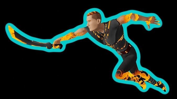 3D model Hunter - Rigged and Animated Game Character - Unity URP VR ...