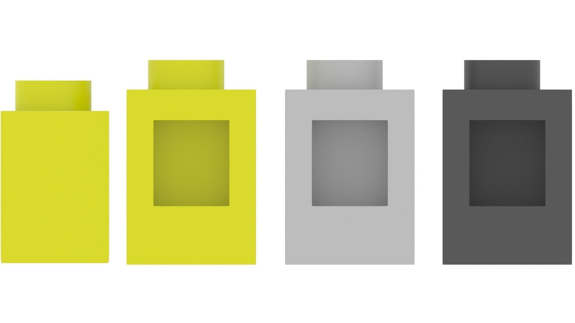 Lego Headlight Bricks 3D model | CGTrader