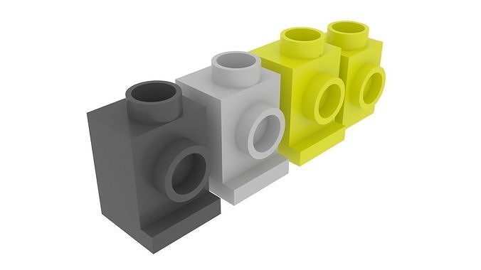 Lego Headlight Bricks 3D model | CGTrader