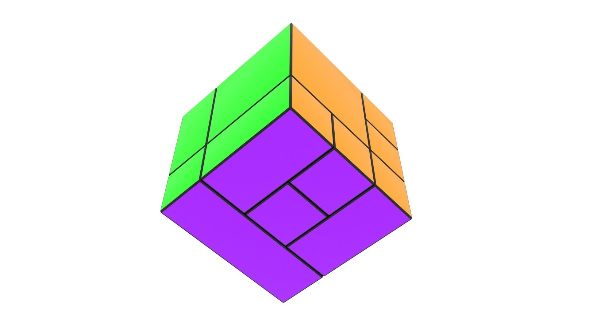 Bandage Cubes Set 3D model | CGTrader