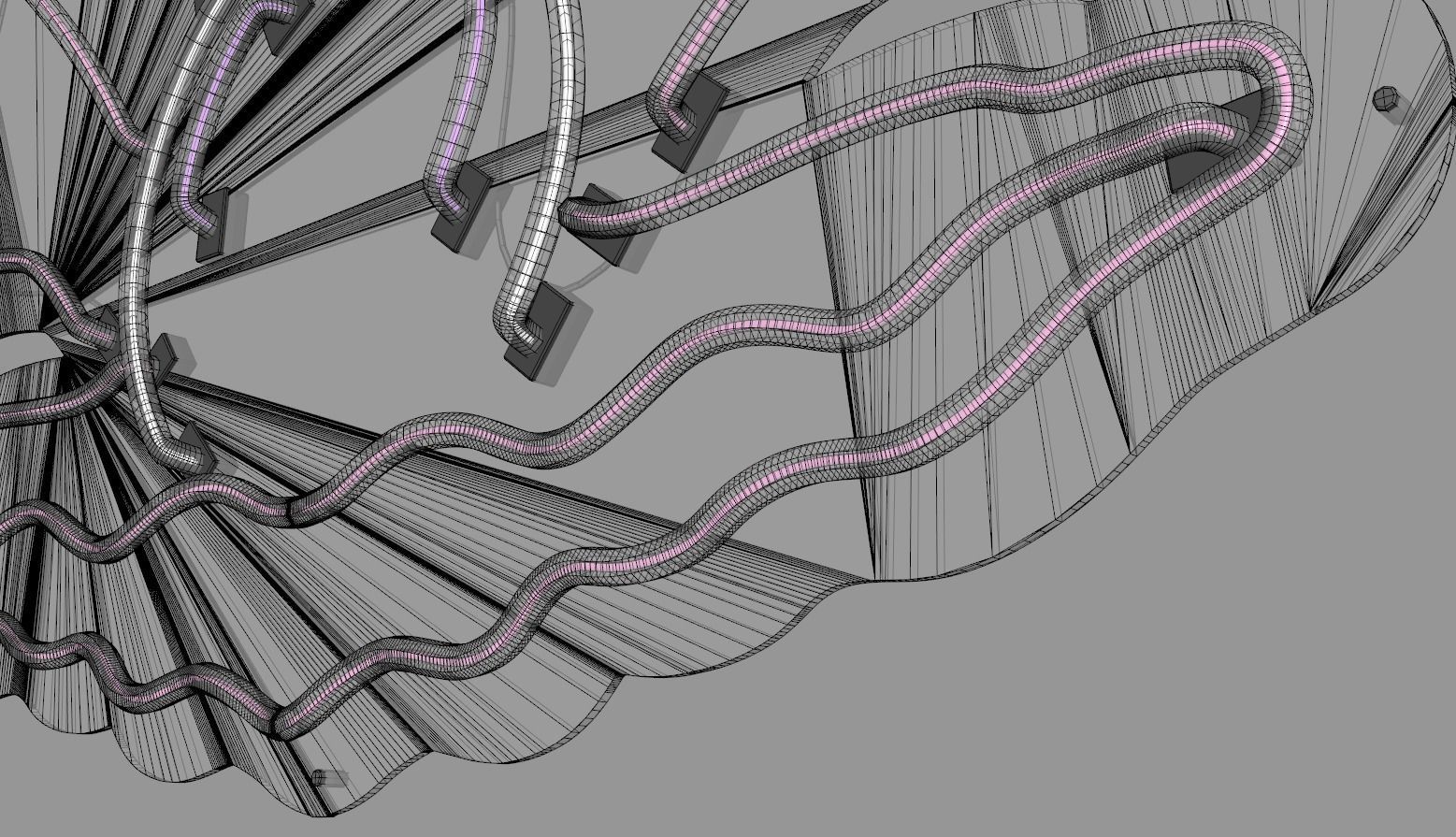 Pink Clam - Neon Sign 3D model | CGTrader