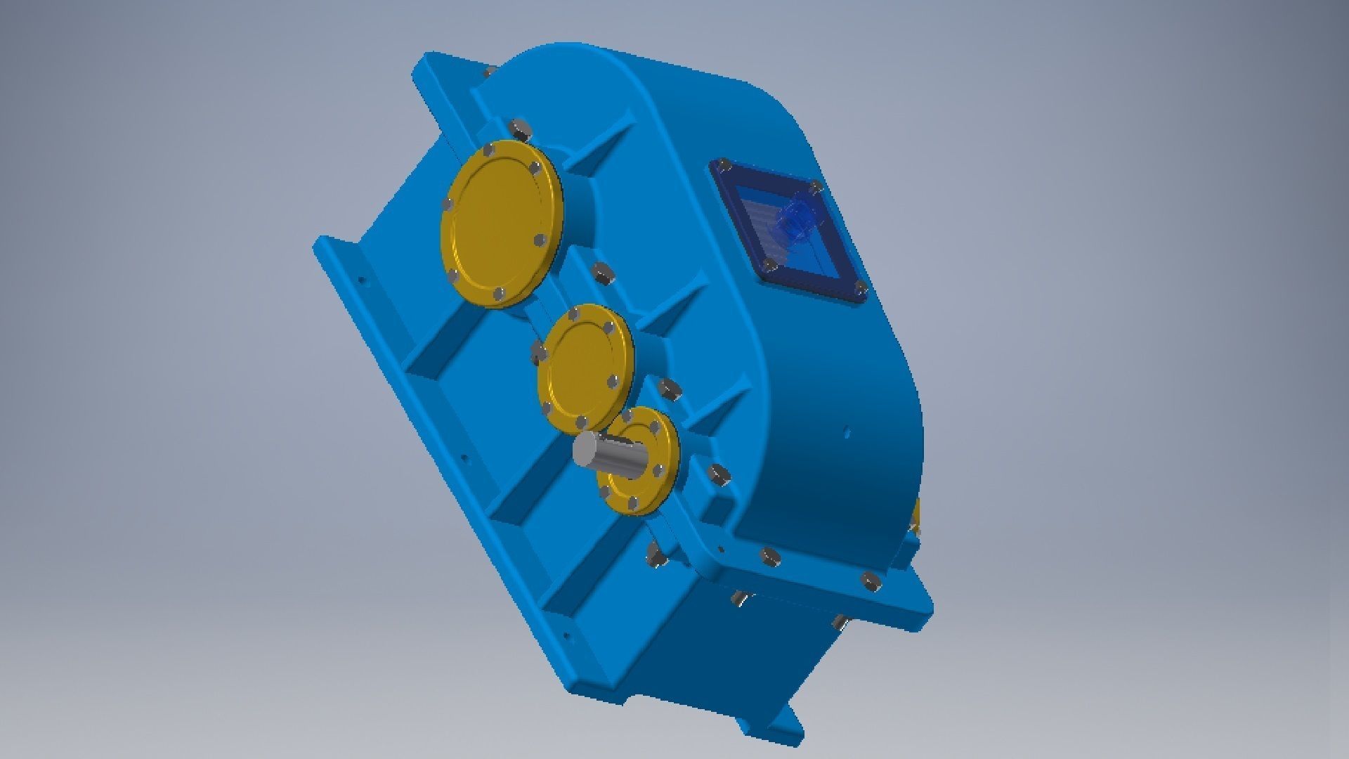 Two steps reduce gearbox 3D model | CGTrader