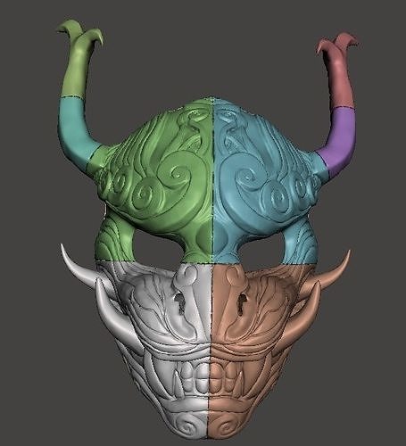 MASCARA SAKURA GARENA FREE FIRE 3D model 3D printable | CGTrader