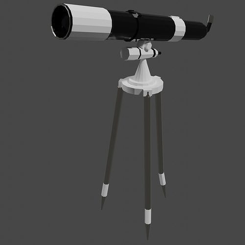 3D model Telescope tool science VR / AR / low-poly | CGTrader