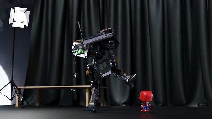 BD3 Starwars model 3D model rigged | CGTrader