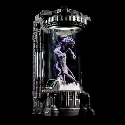 Cryo Chamber 310mm x 190mm With Creature 3D model 3D printable | CGTrader