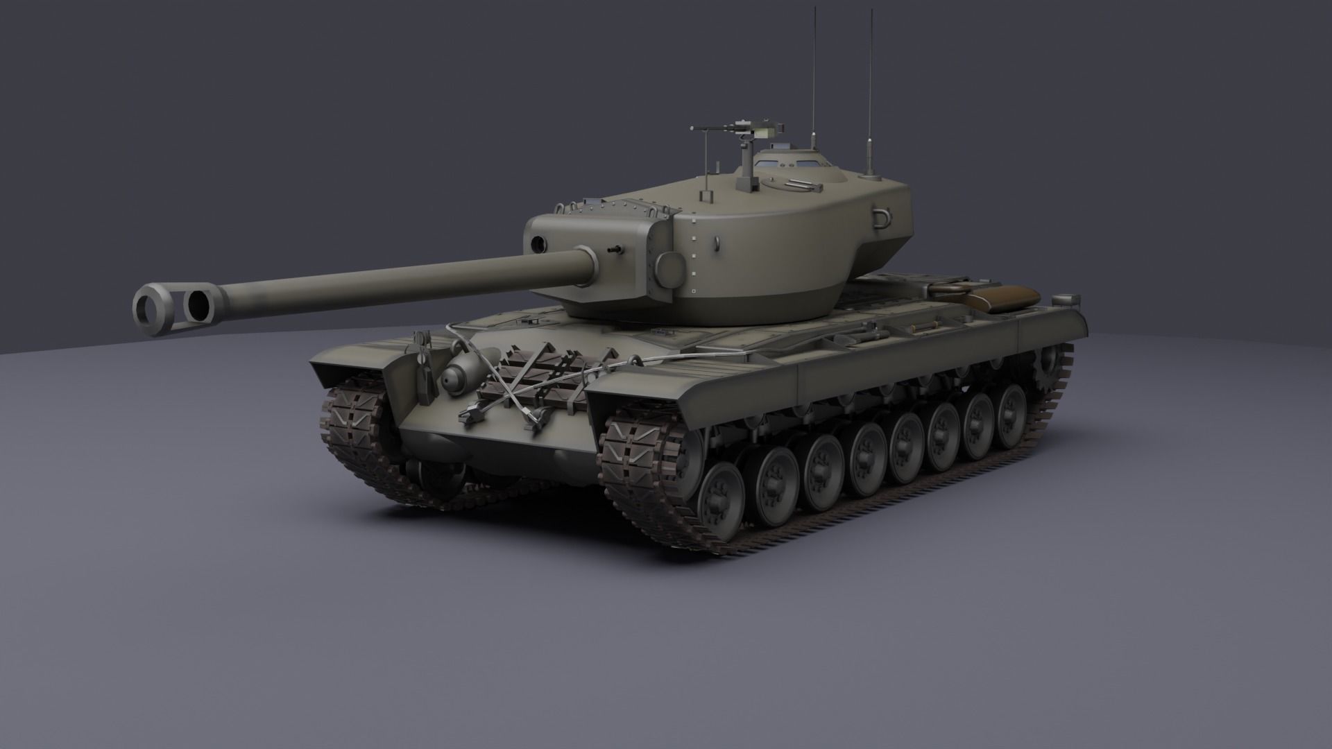 T30 American Heavy tank 3D model | CGTrader