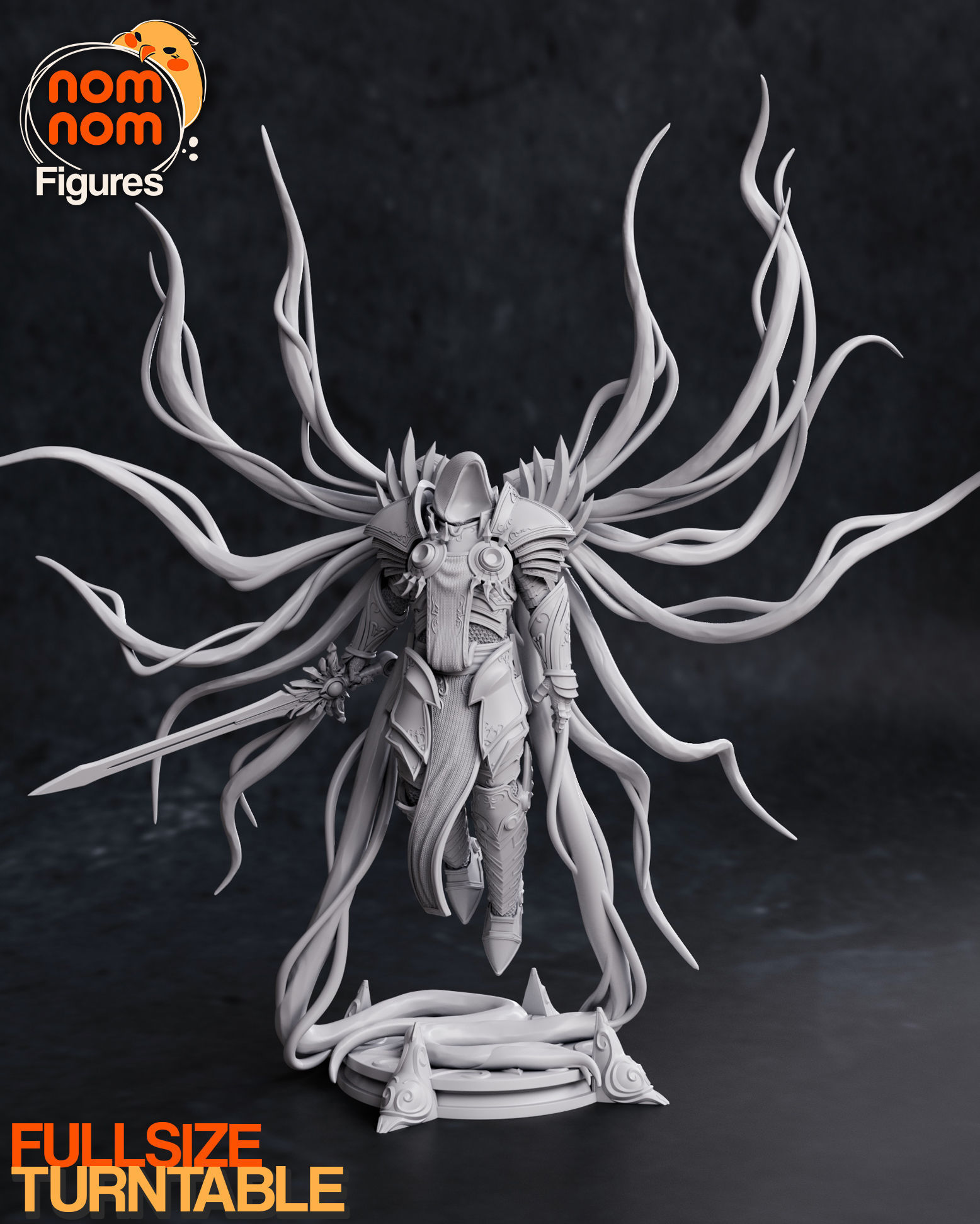 Tyrael - Diablo 3D model 3D printable | CGTrader