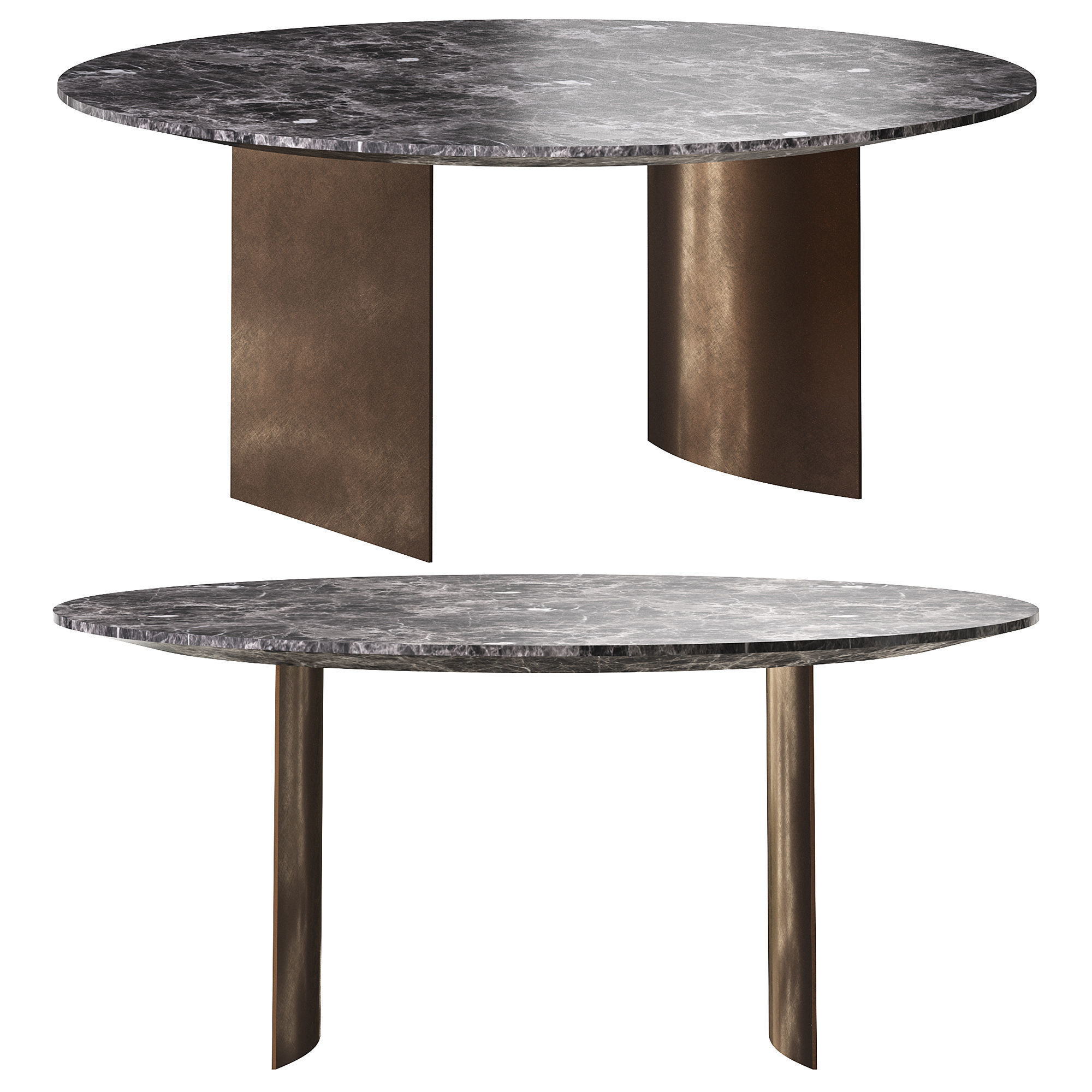 Linha dining table 3D model | CGTrader