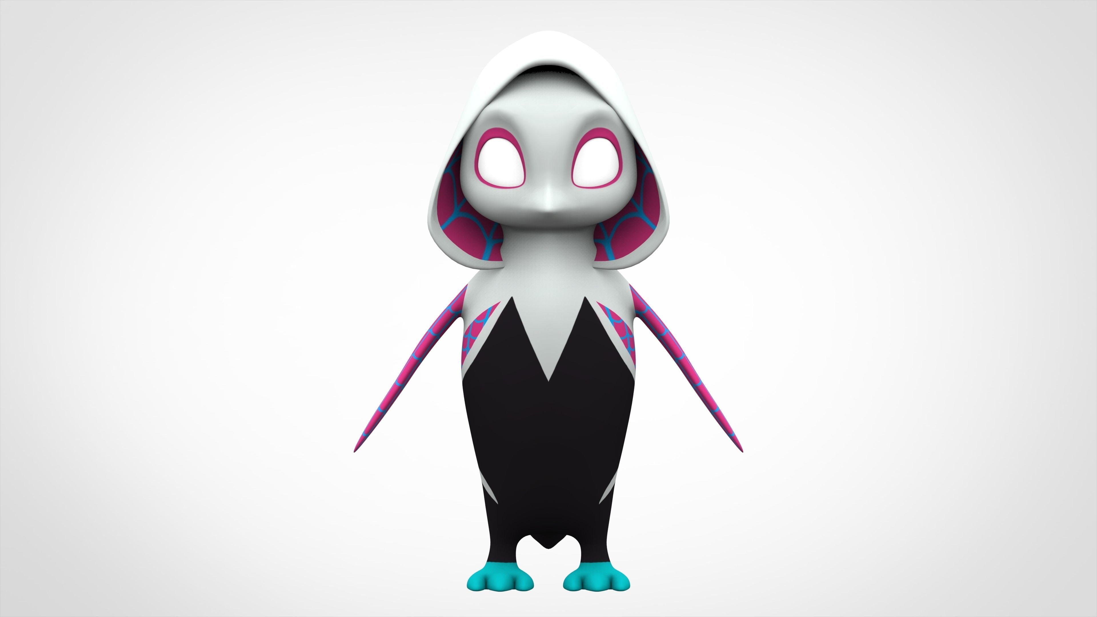 3D model Spider-Guin VR / AR / low-poly | CGTrader