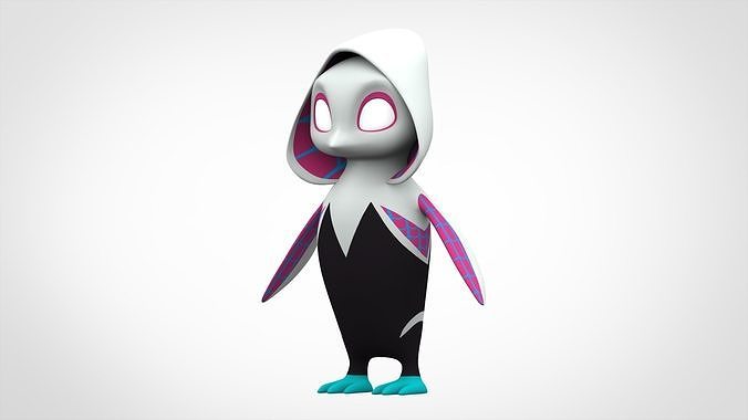 3D model Spider-Guin VR / AR / low-poly | CGTrader