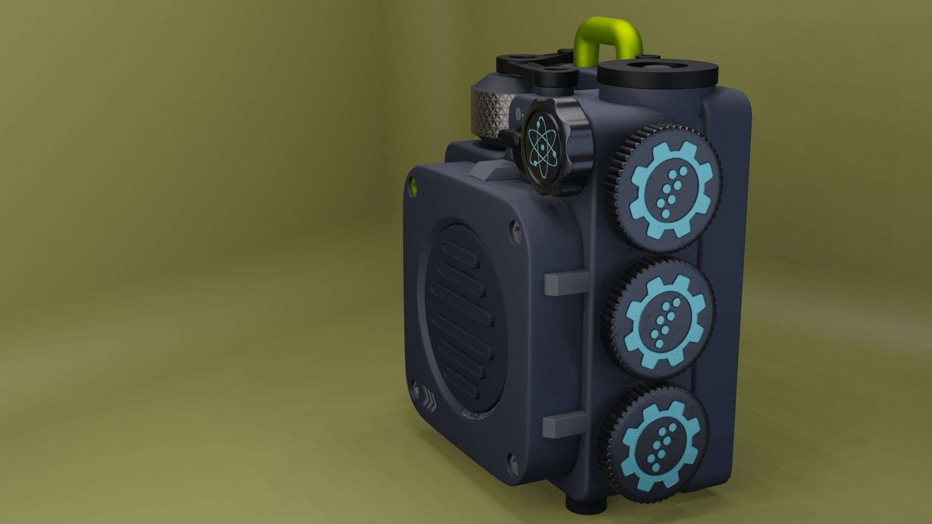 Sci-Fi speaker muzen wild 3D model | CGTrader