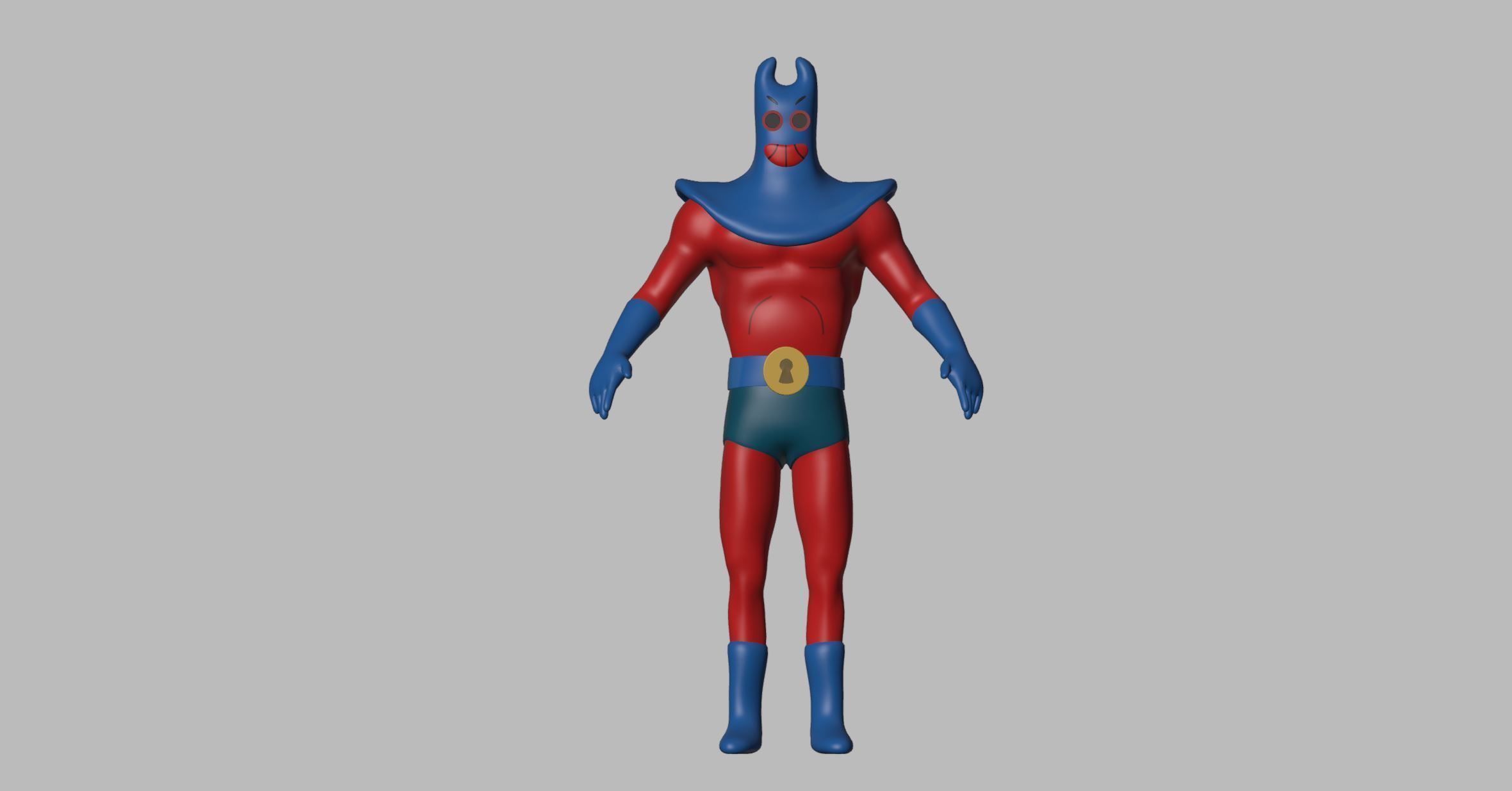 Man Ray 3D Model - Spongebob Squarepants 3D model rigged | CGTrader