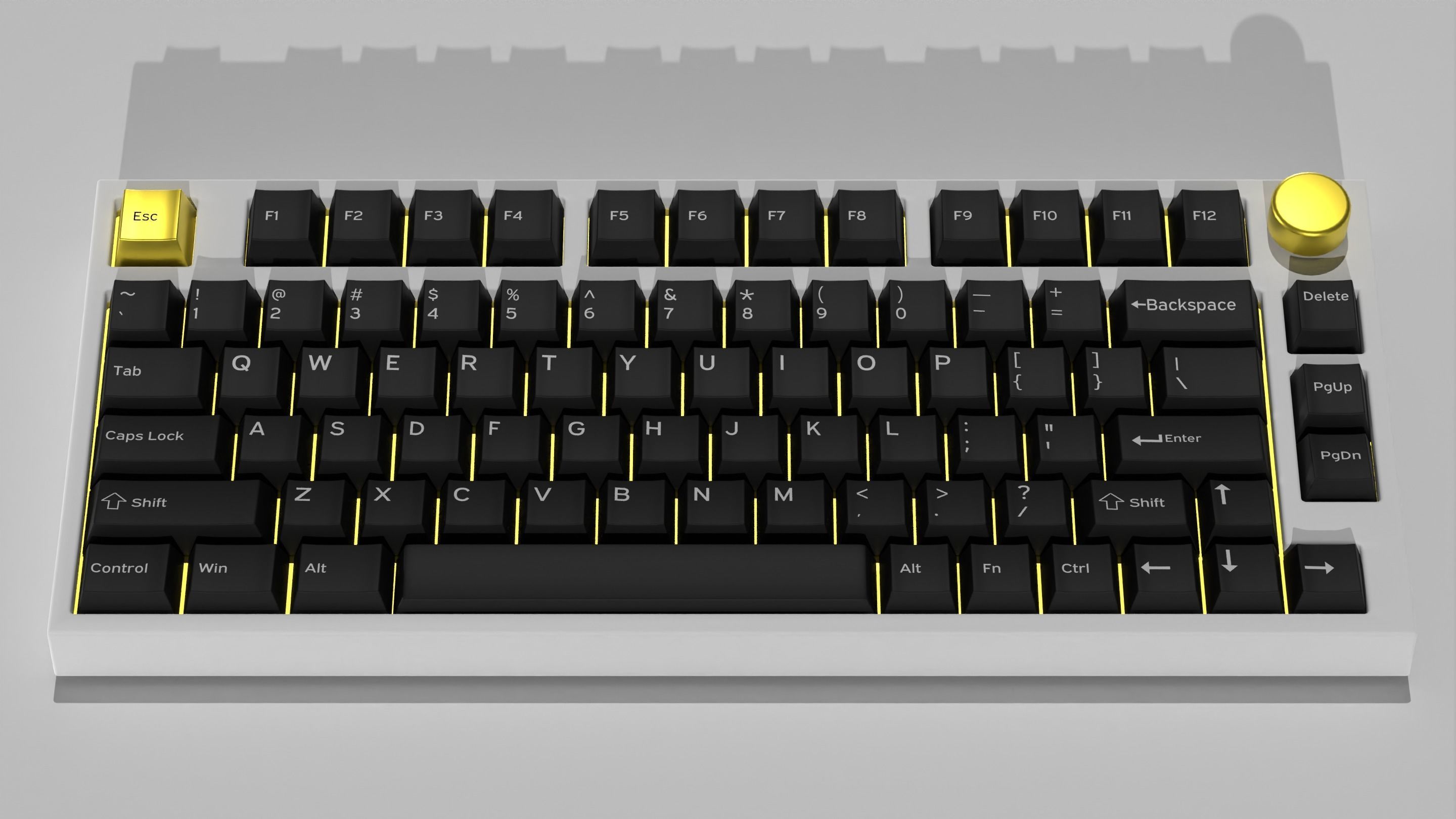 Custom Mechanical Keyboard 3D model | CGTrader