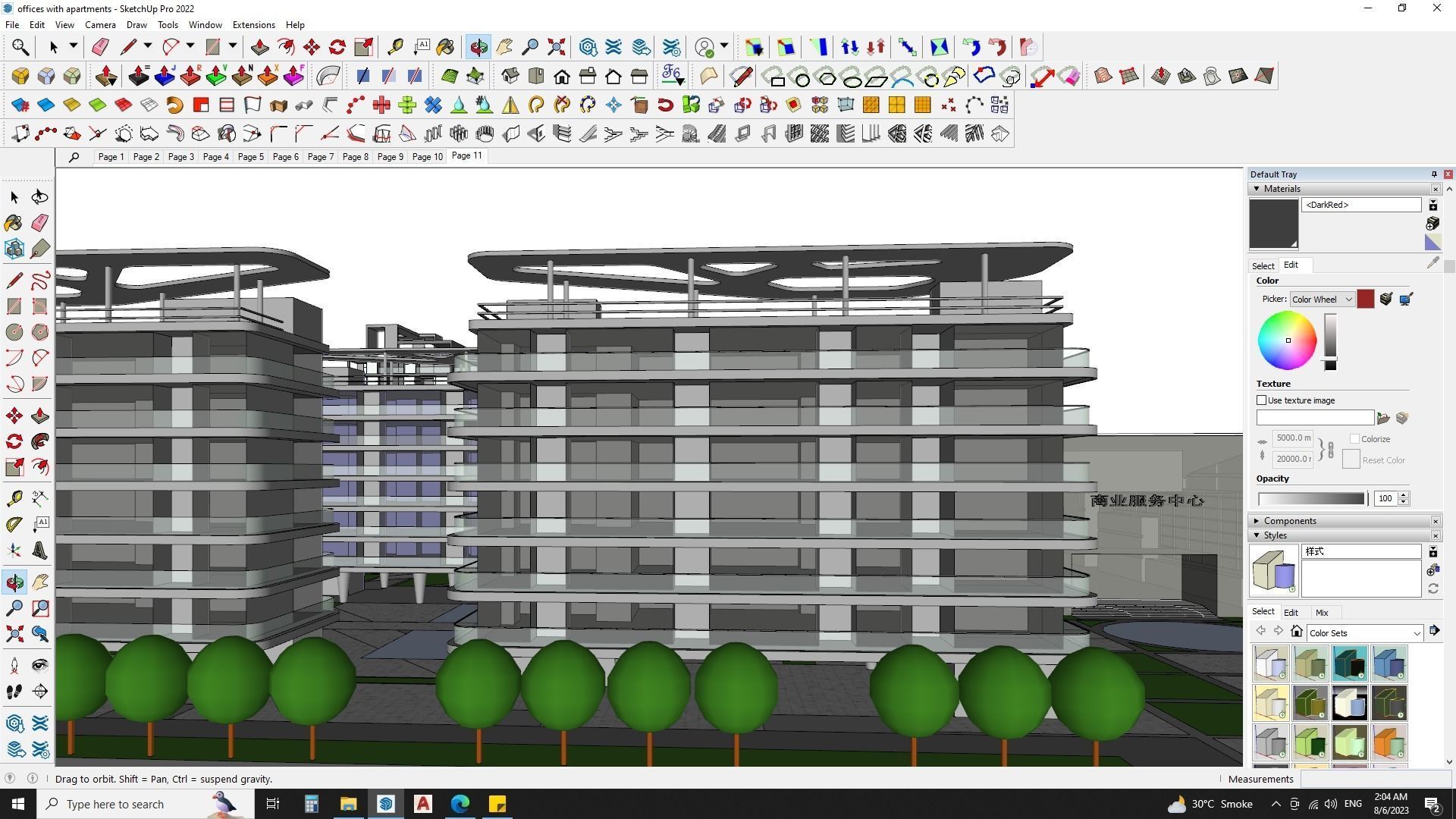 Architectural building sketchup model 3D model | CGTrader