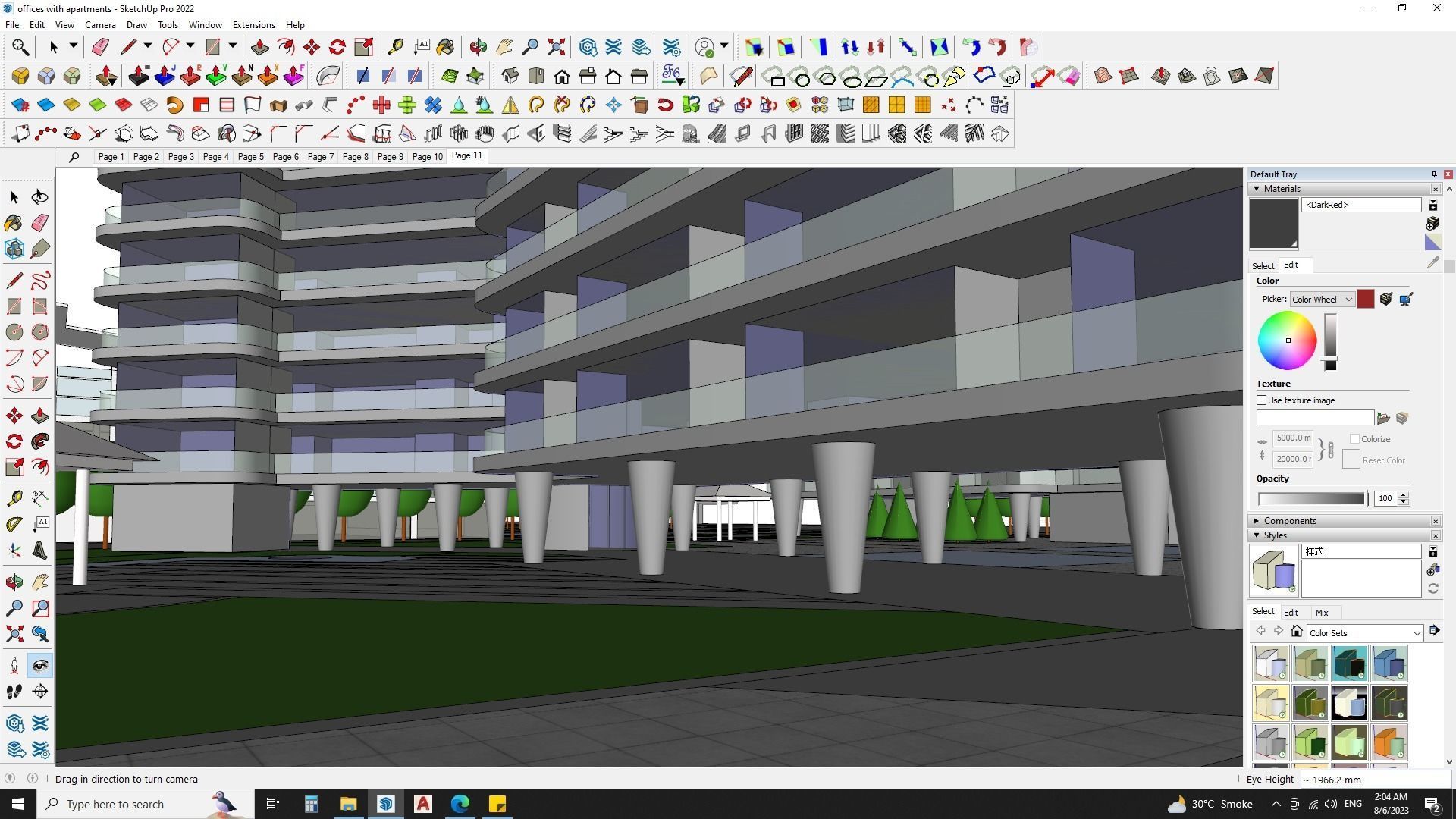 Architectural building sketchup model 3D model | CGTrader
