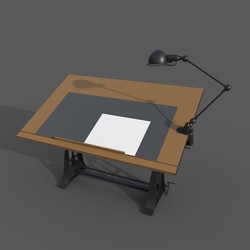 Drawing Table 3D model | CGTrader