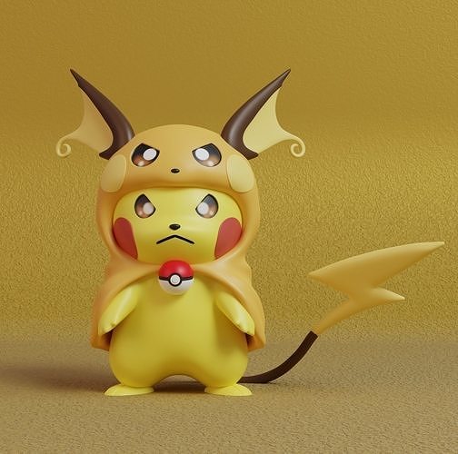 Raichu And Pikachu Fight